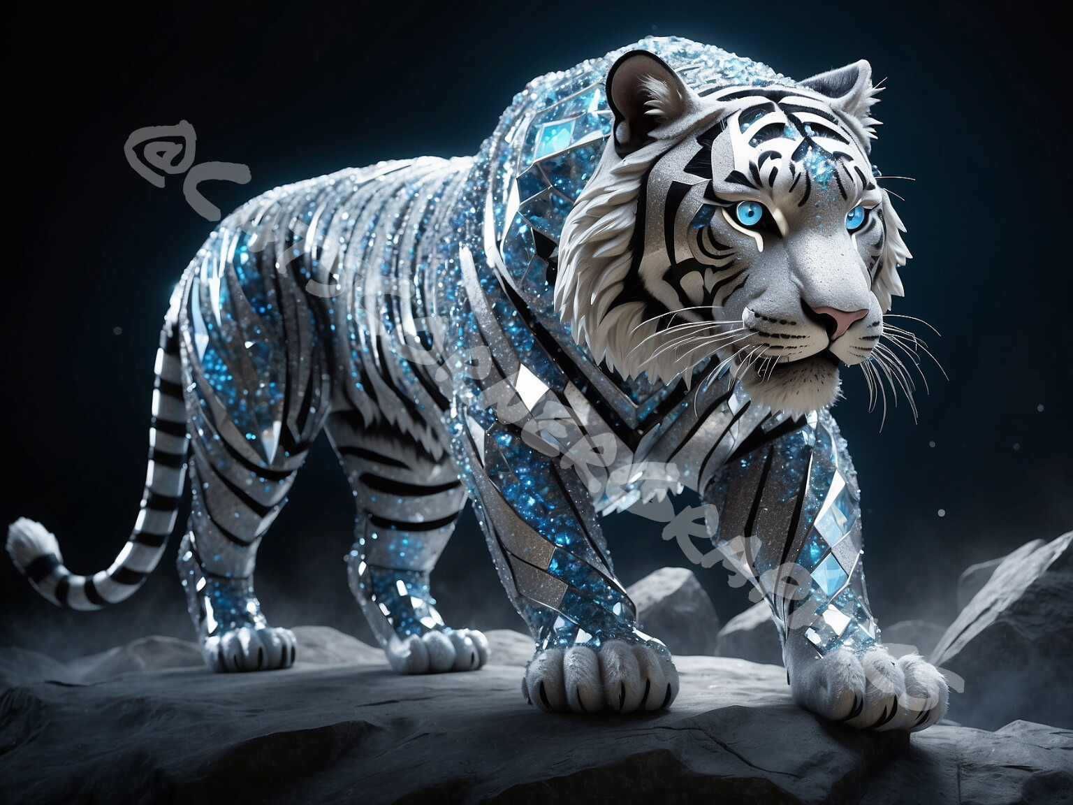 Cat - Diamond Tiger