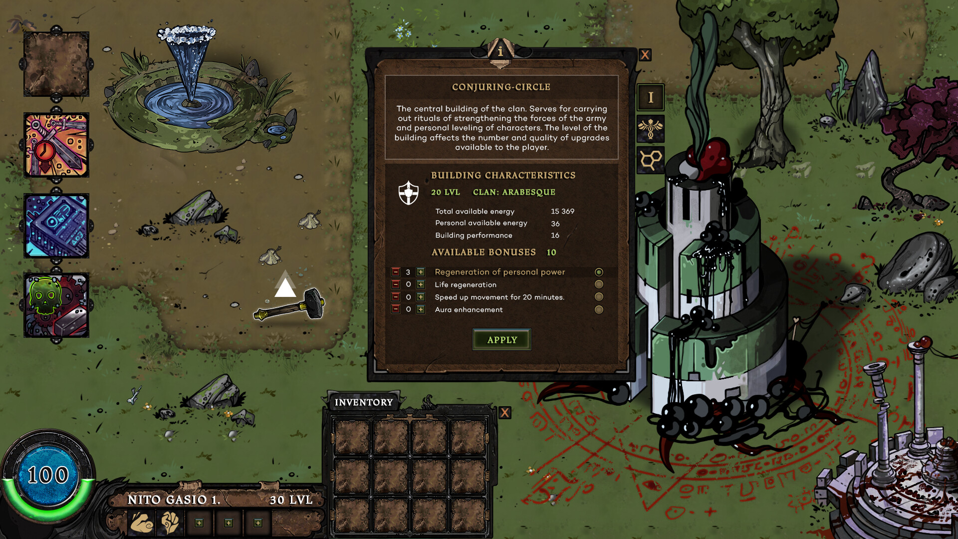 ArtStation - Dark fantasy interface, environment objects