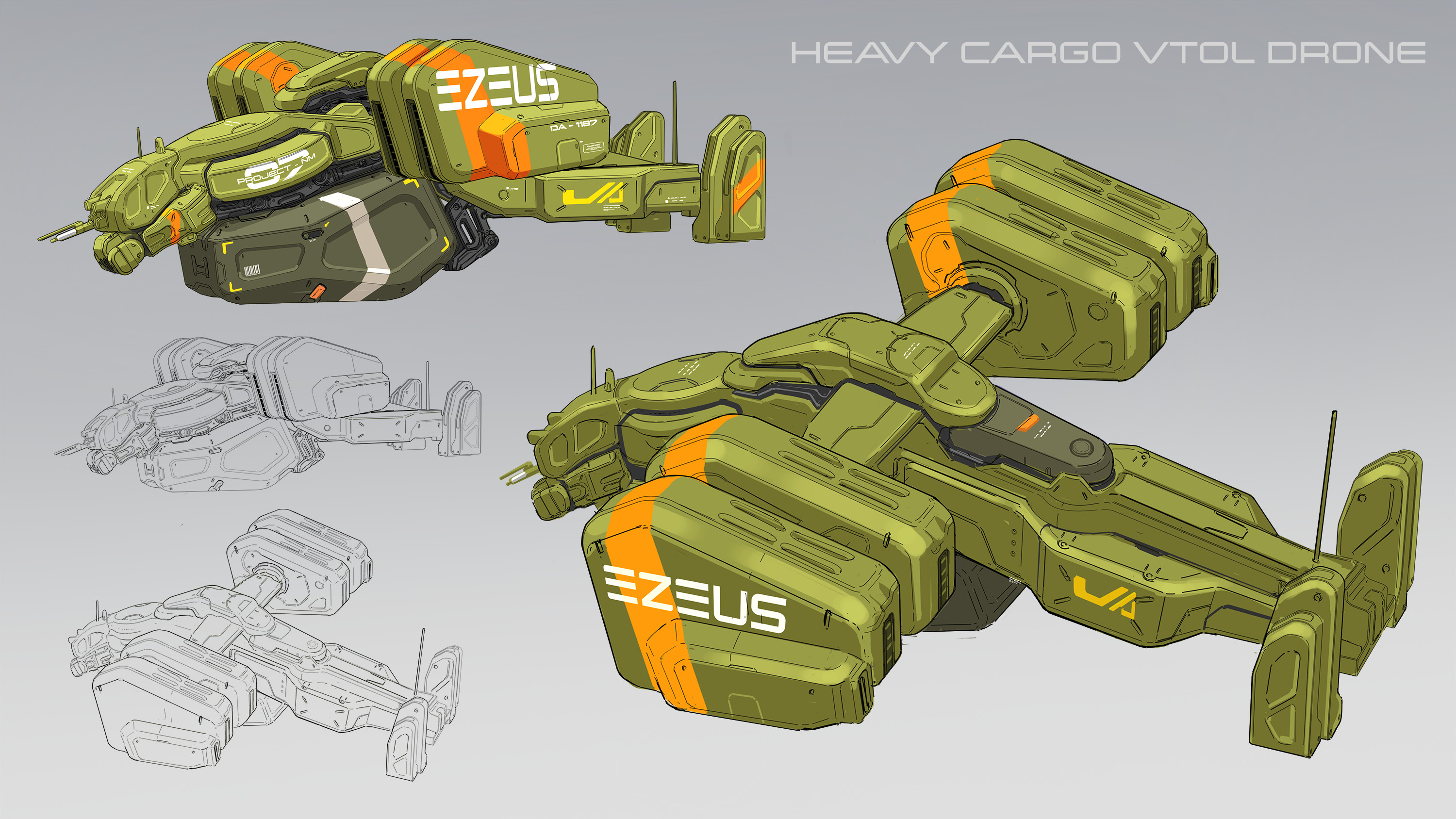 Steve Zhi - Heavy Cargo VTOL Drone