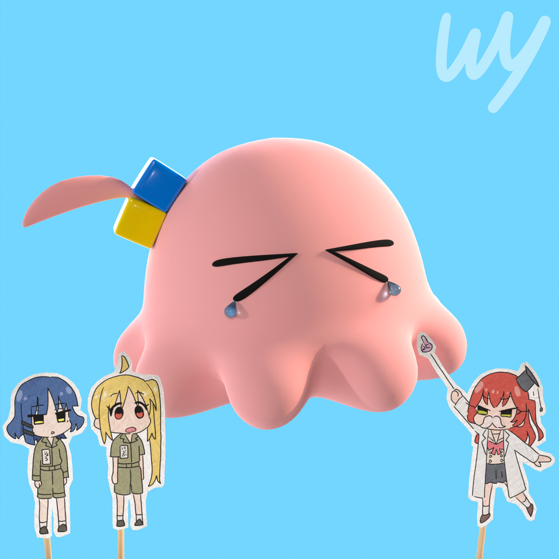 ArtStation - Bocchi the Rock! - Bocchi the Blob