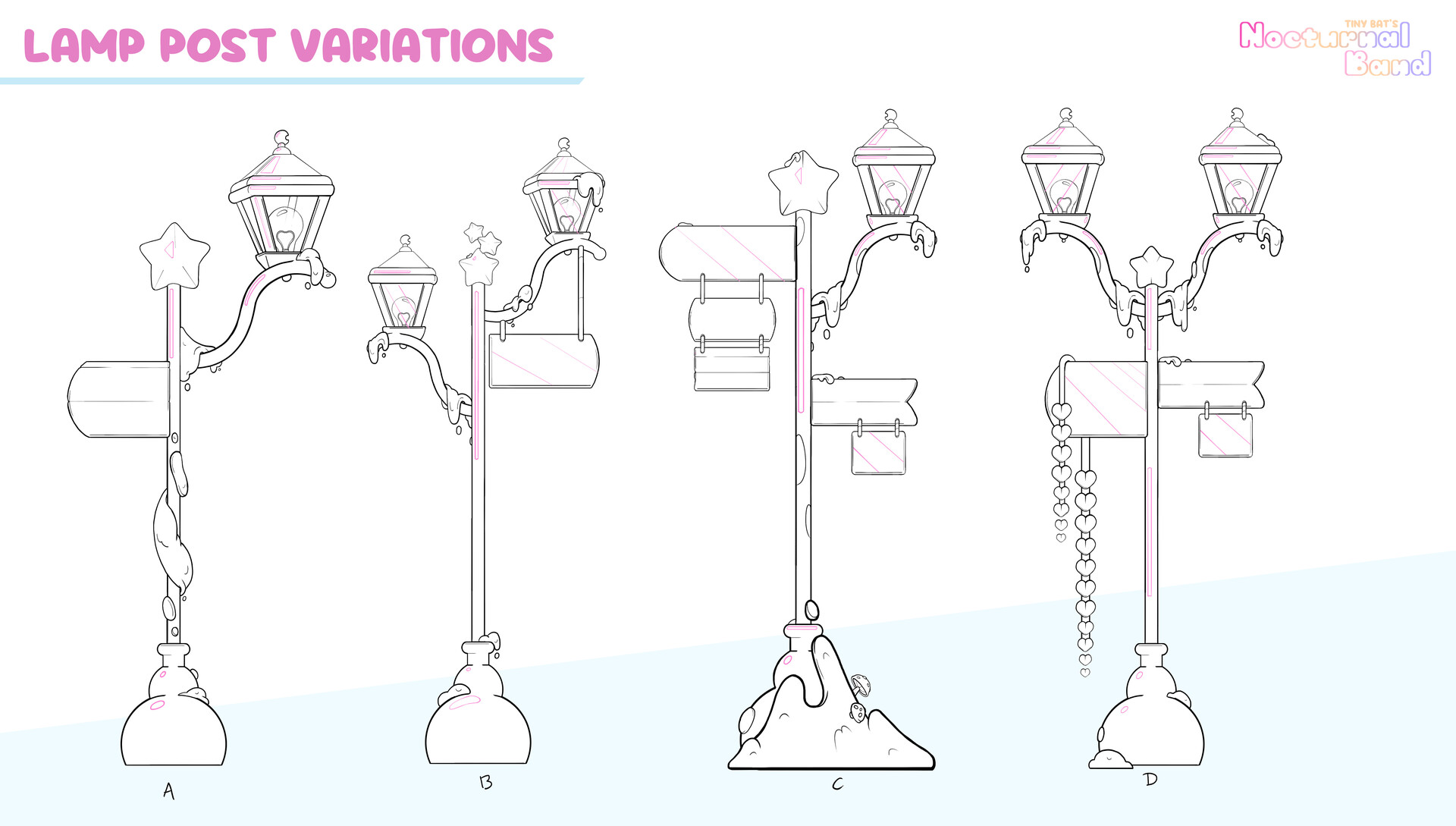 ArtStation - Lamp Post Variations