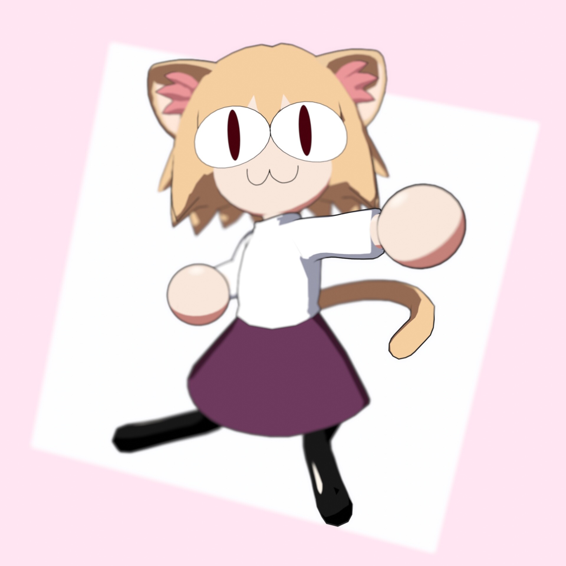 ArtStation - Neco arc 3d model