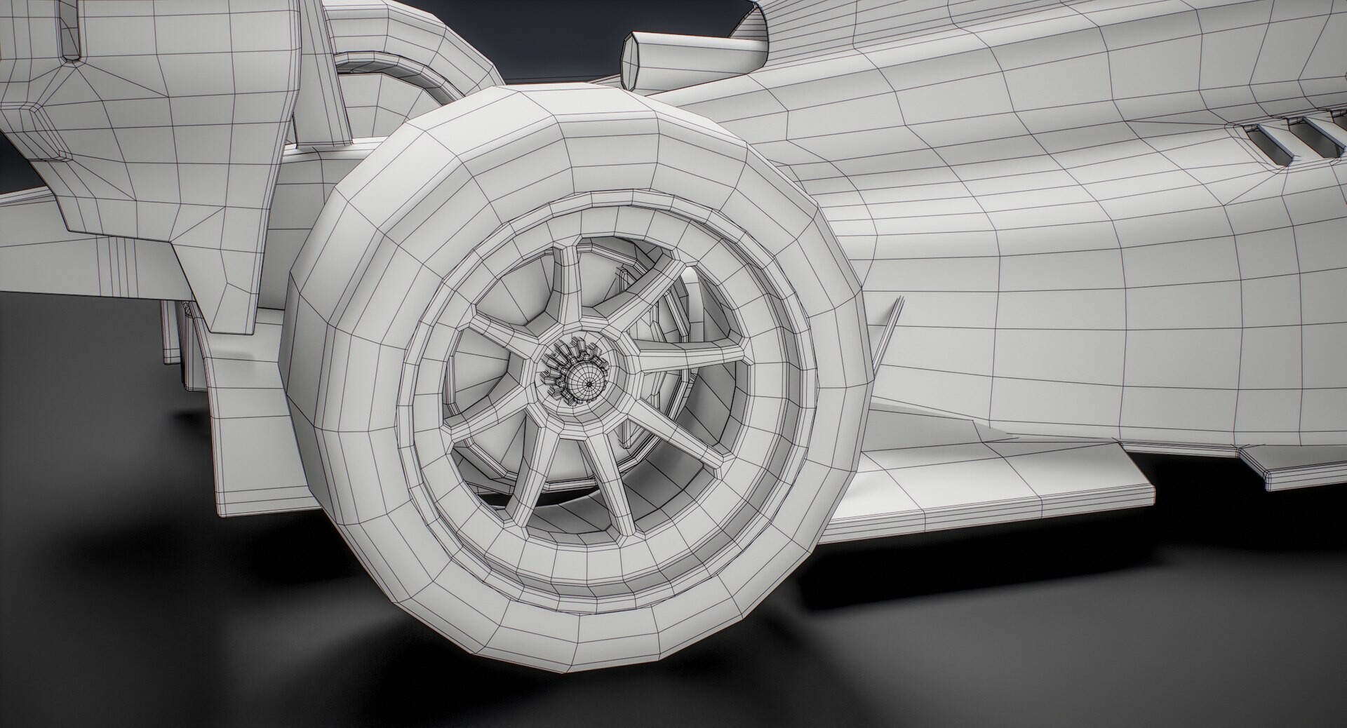 OpticalDreamSoft - Dallara F2 2024 Formula 2 Race Car Carbon PBR 3D model