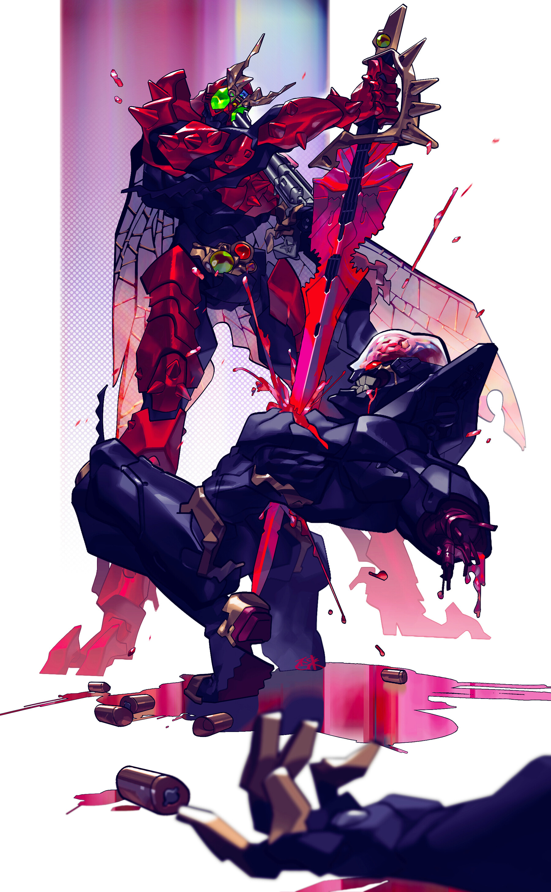 ArtStation - Shadow Moon VS Hakaider