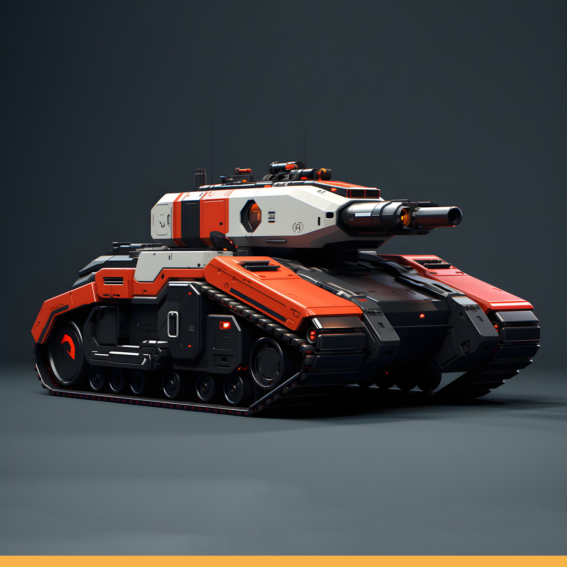 ArtStation - 303 Sci-fi Cyber Tank