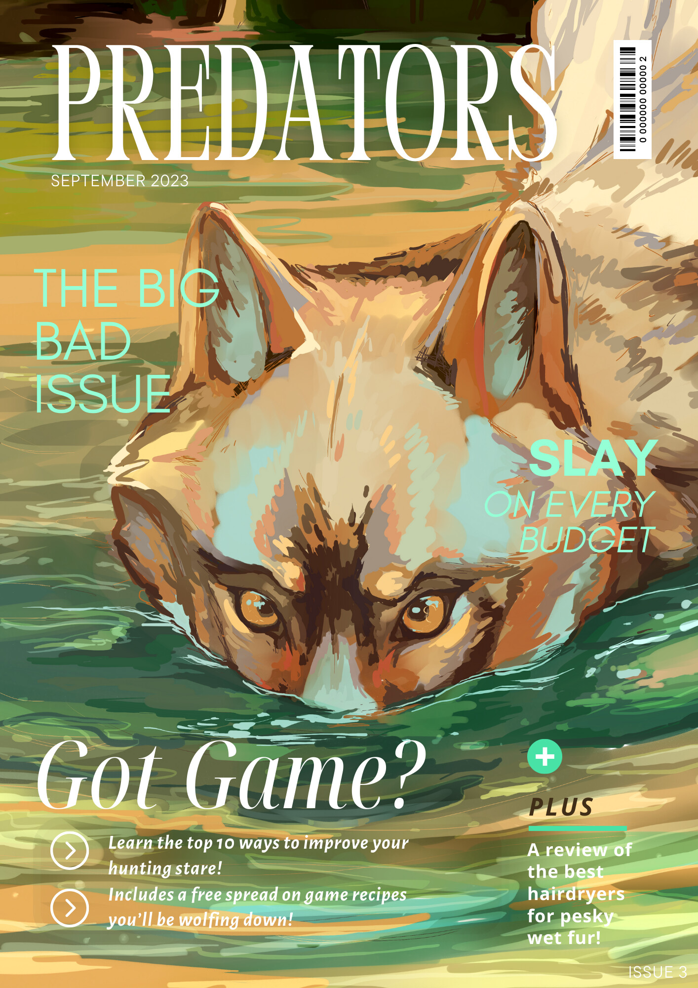 ArtStation - Predators Magazine: Russet Wolf