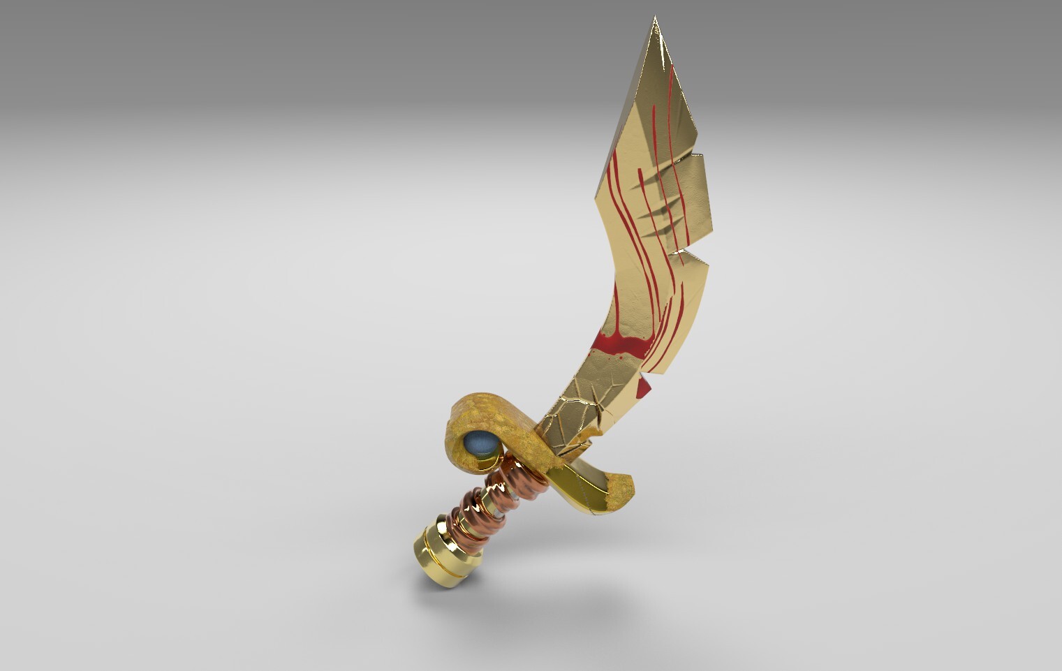 ArtStation - Golden Sword 3d model