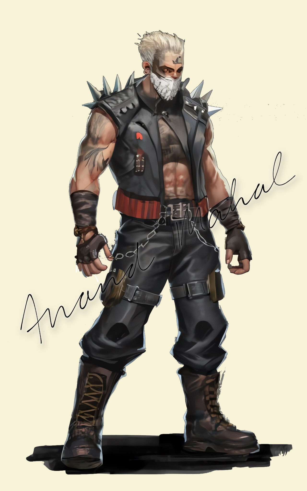ArtStation - Sketch for punk design