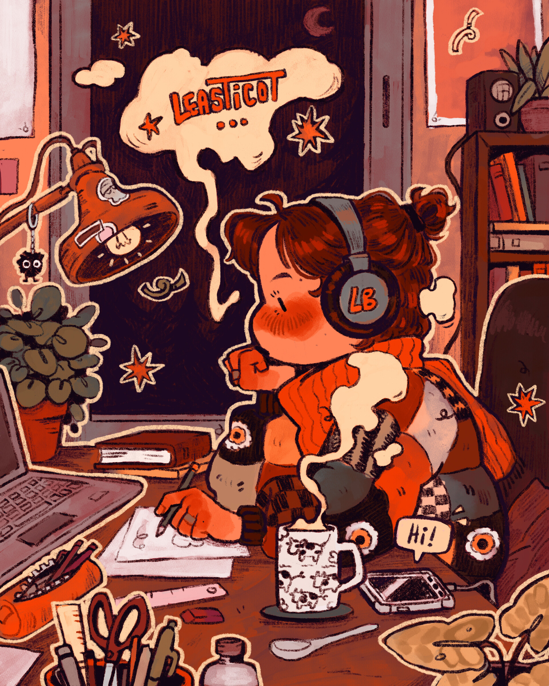 ArtStation - Lofi Girl fanart