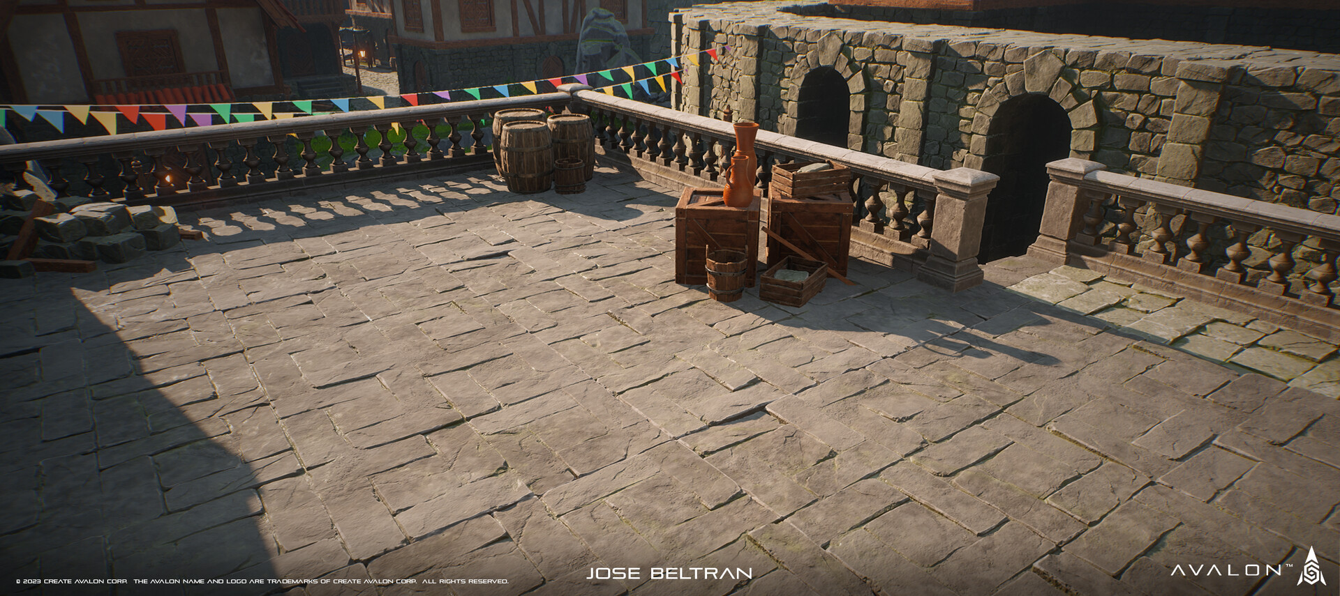 José Beltrán - AVALON - Stone floor tiles & Steps