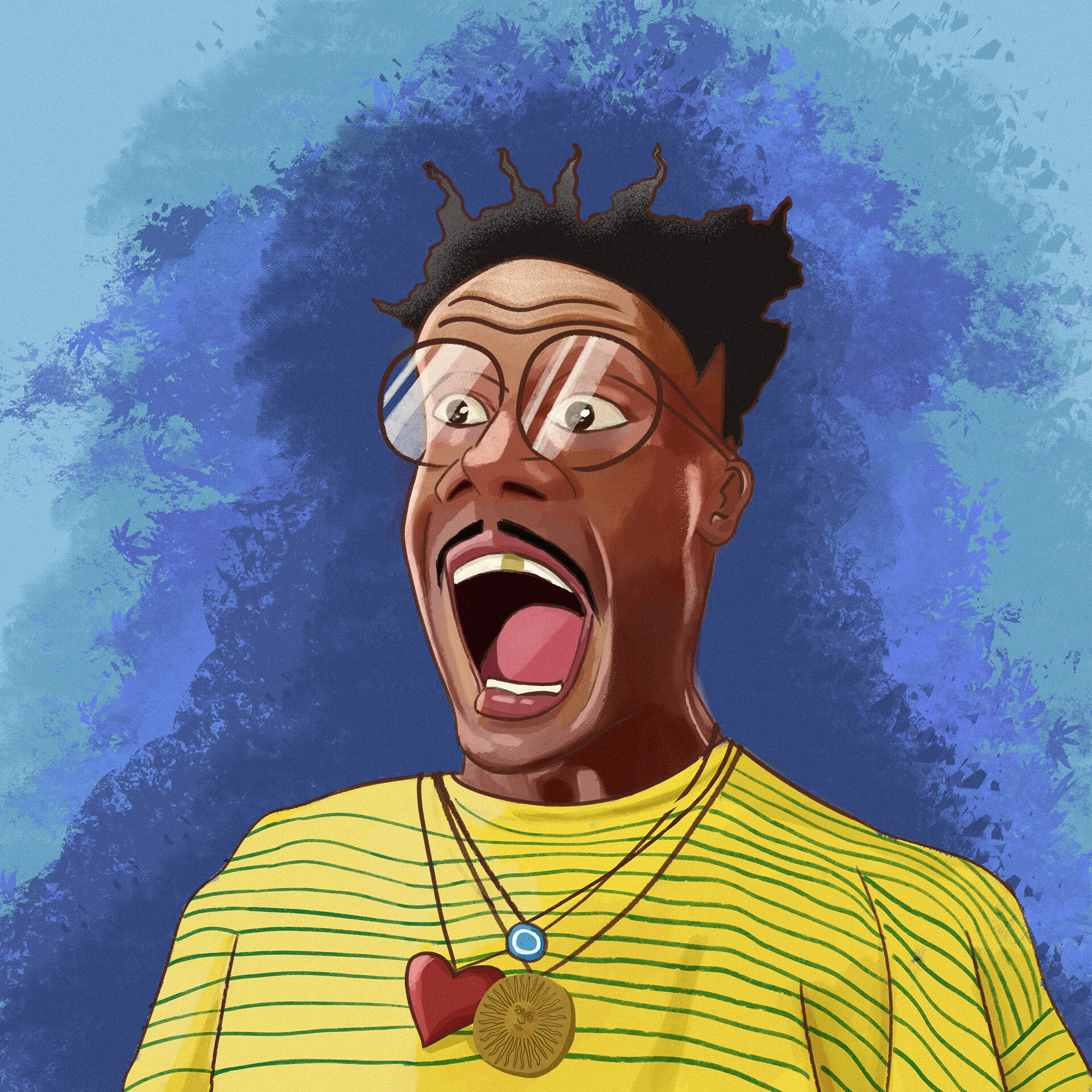 ArtStation - Do The Right Thing - Giancarlo Esposito Portrait