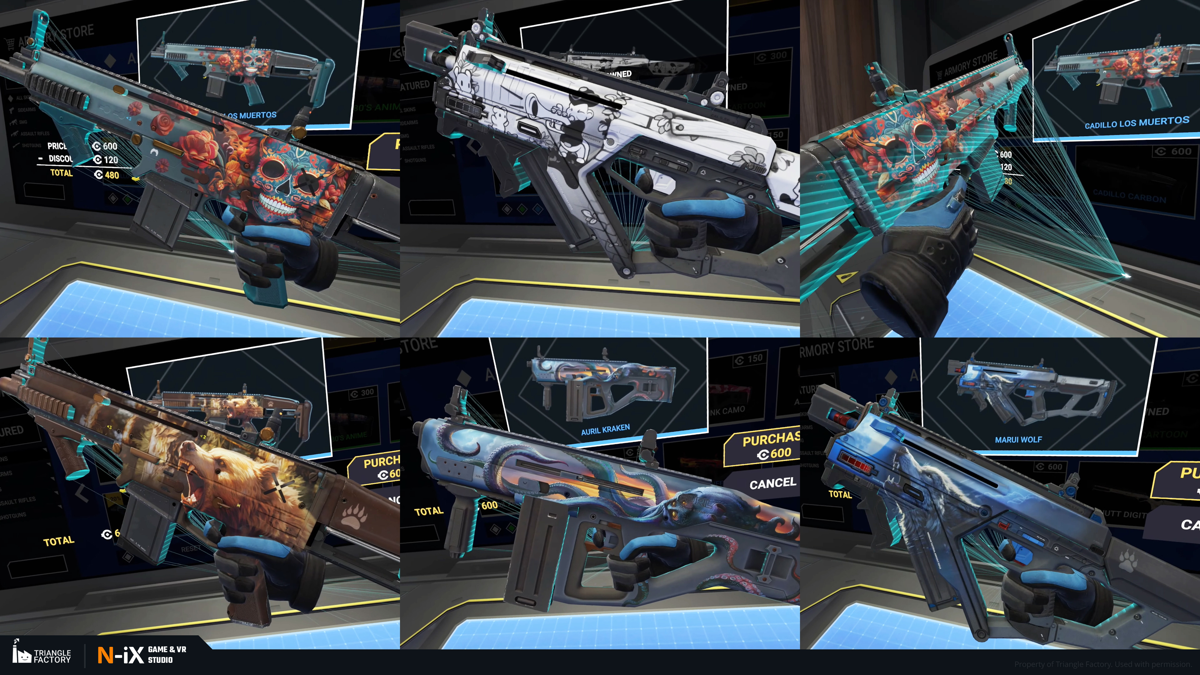 N-iX Game & VR Studio - Breachers - Weapon Skins #2