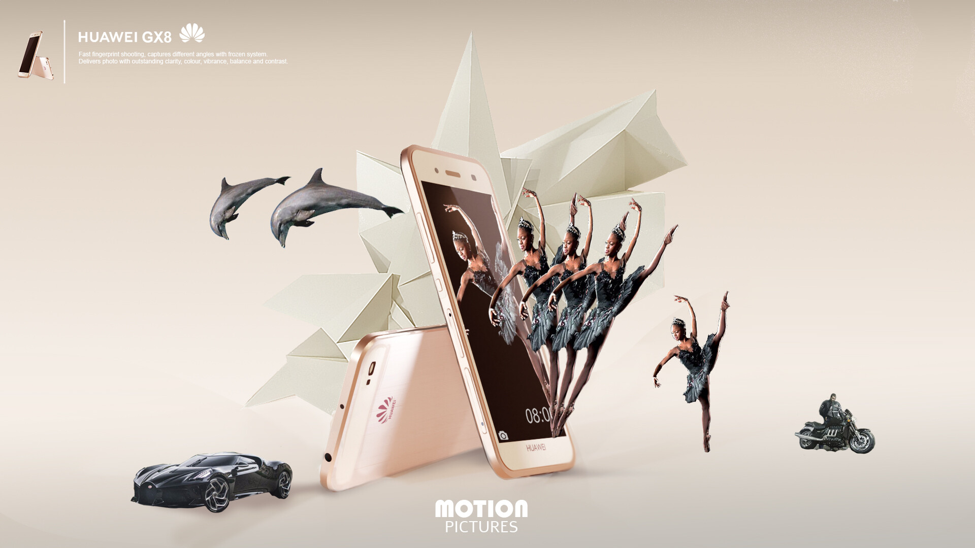 ArtStation - Huawei GX8 advertisement