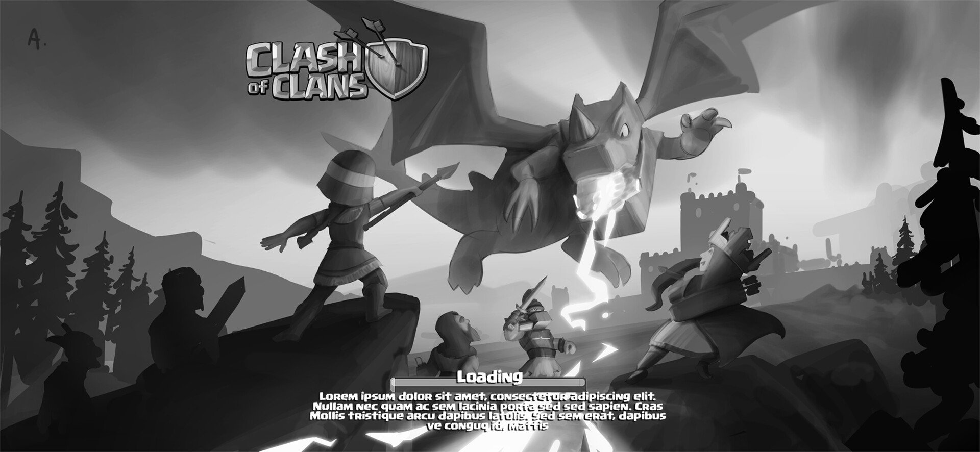 Timo Hämäläinen - Clash Of Clans - Dark Ages - Loading screen