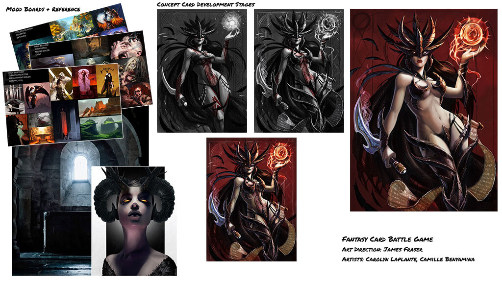 James Fraser - CCG Card Concept art