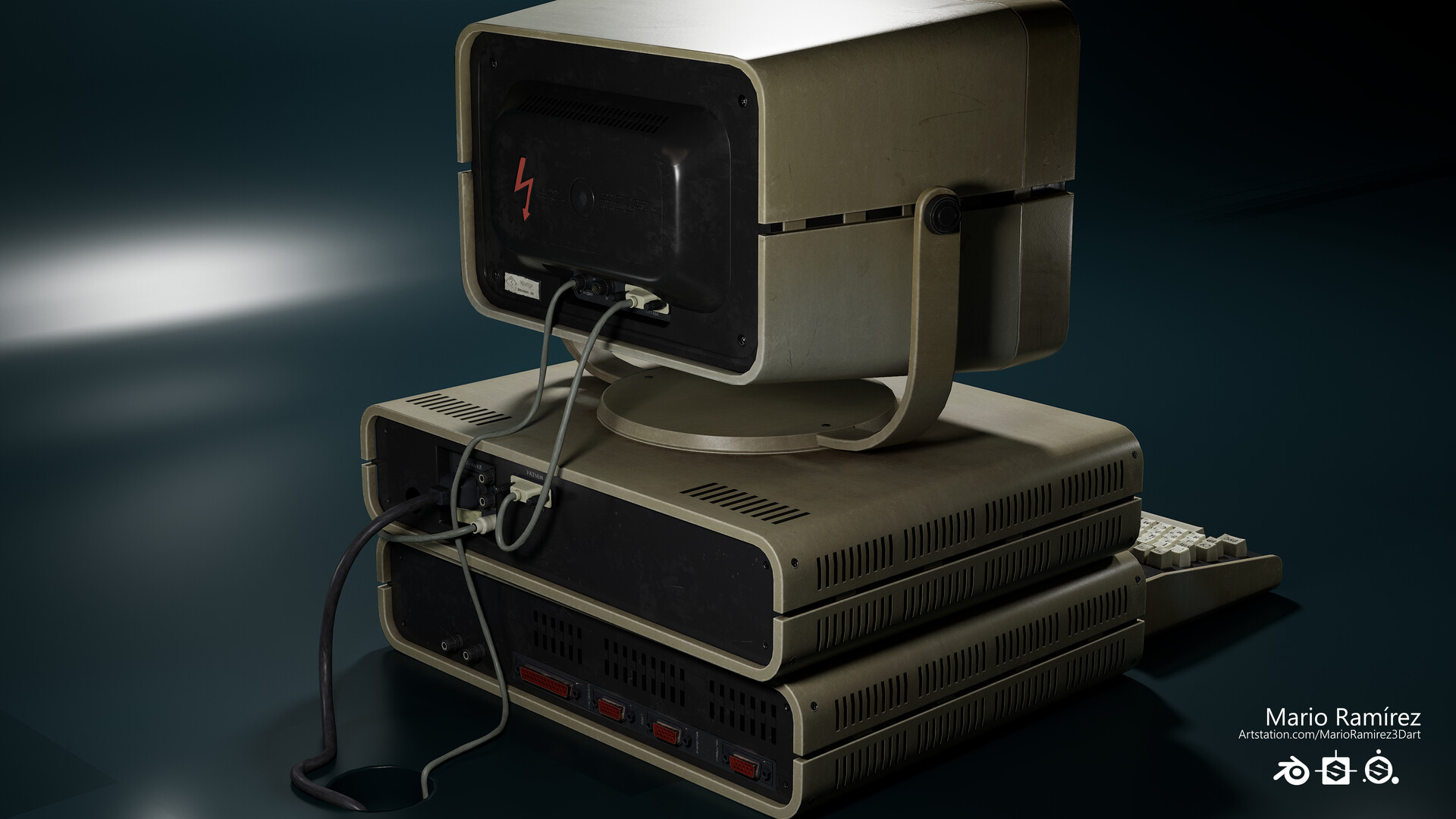 Mario Ramírez - Soviet Computer - 3D Hero Prop