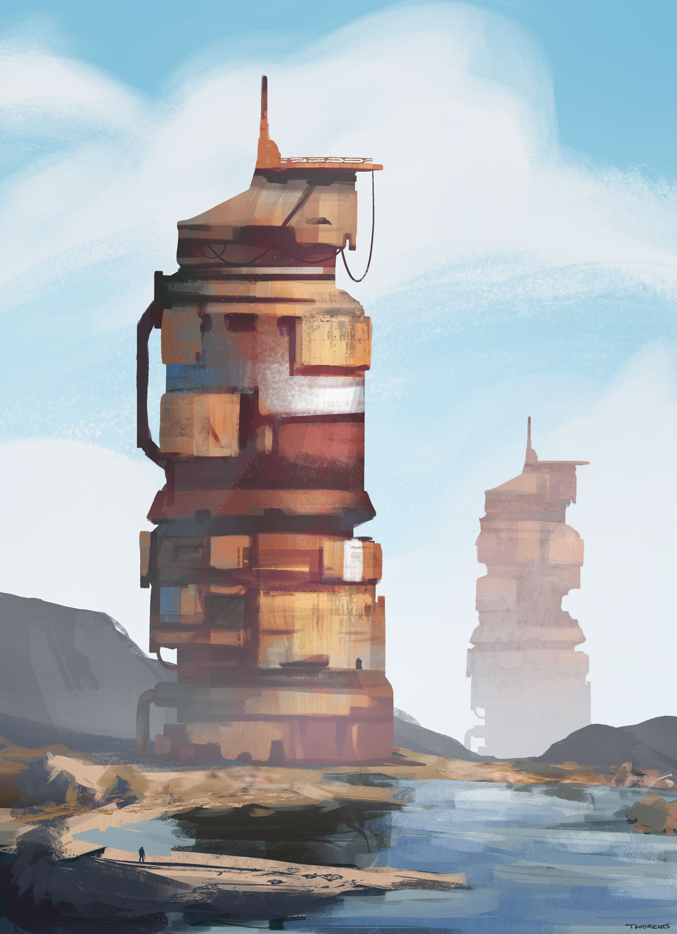 ArtStation - Rusty tower