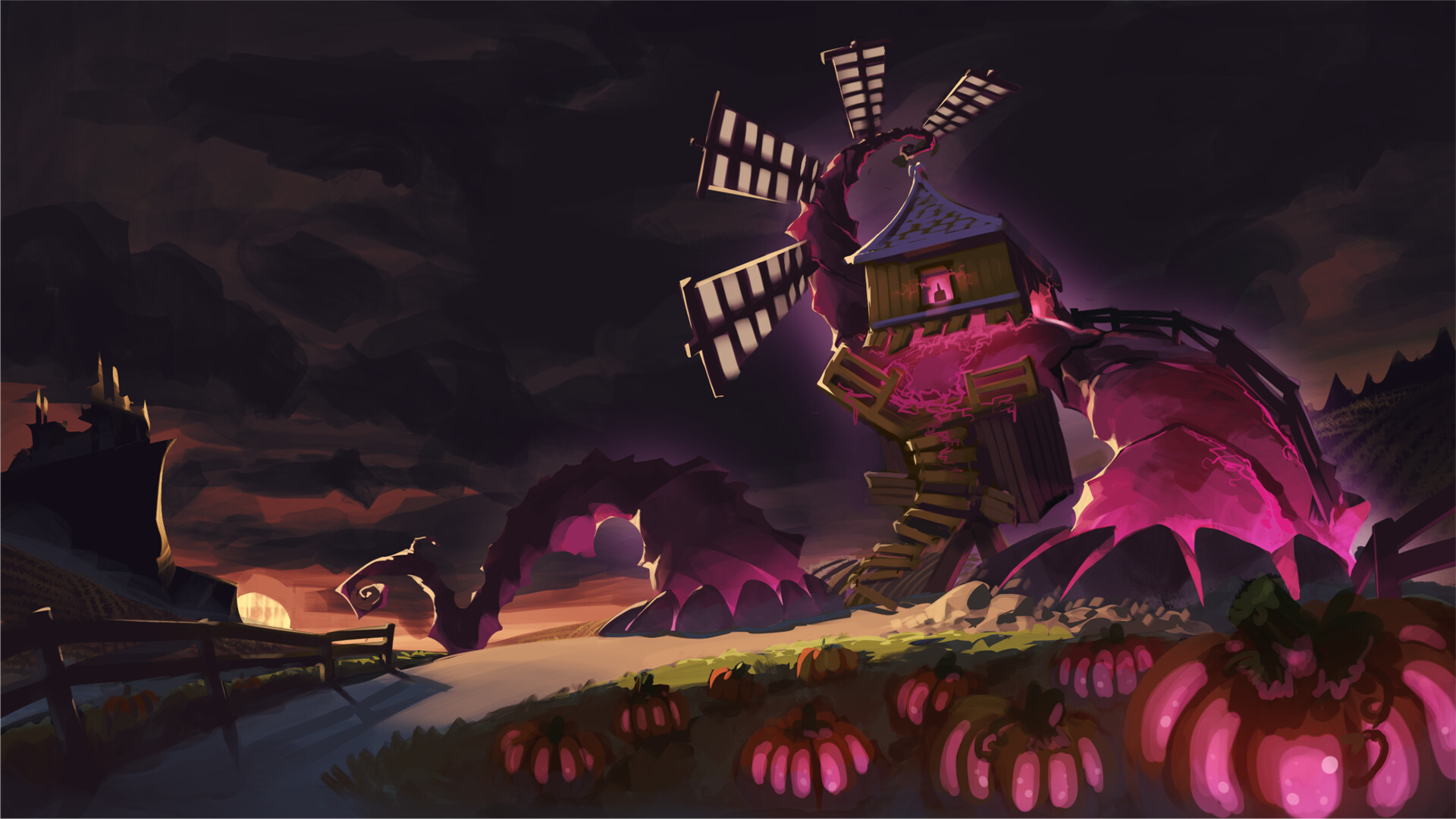 ArtStation - Haunted Windmill