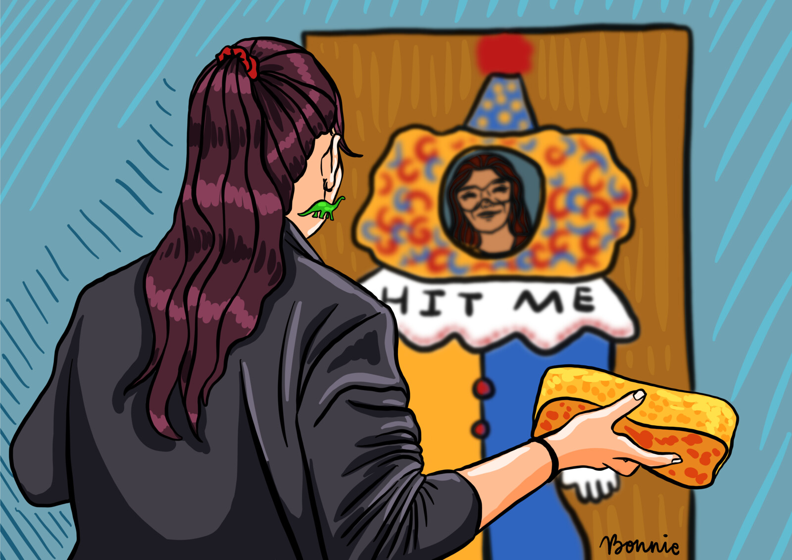 Bonnie Z - Sponge Throw!