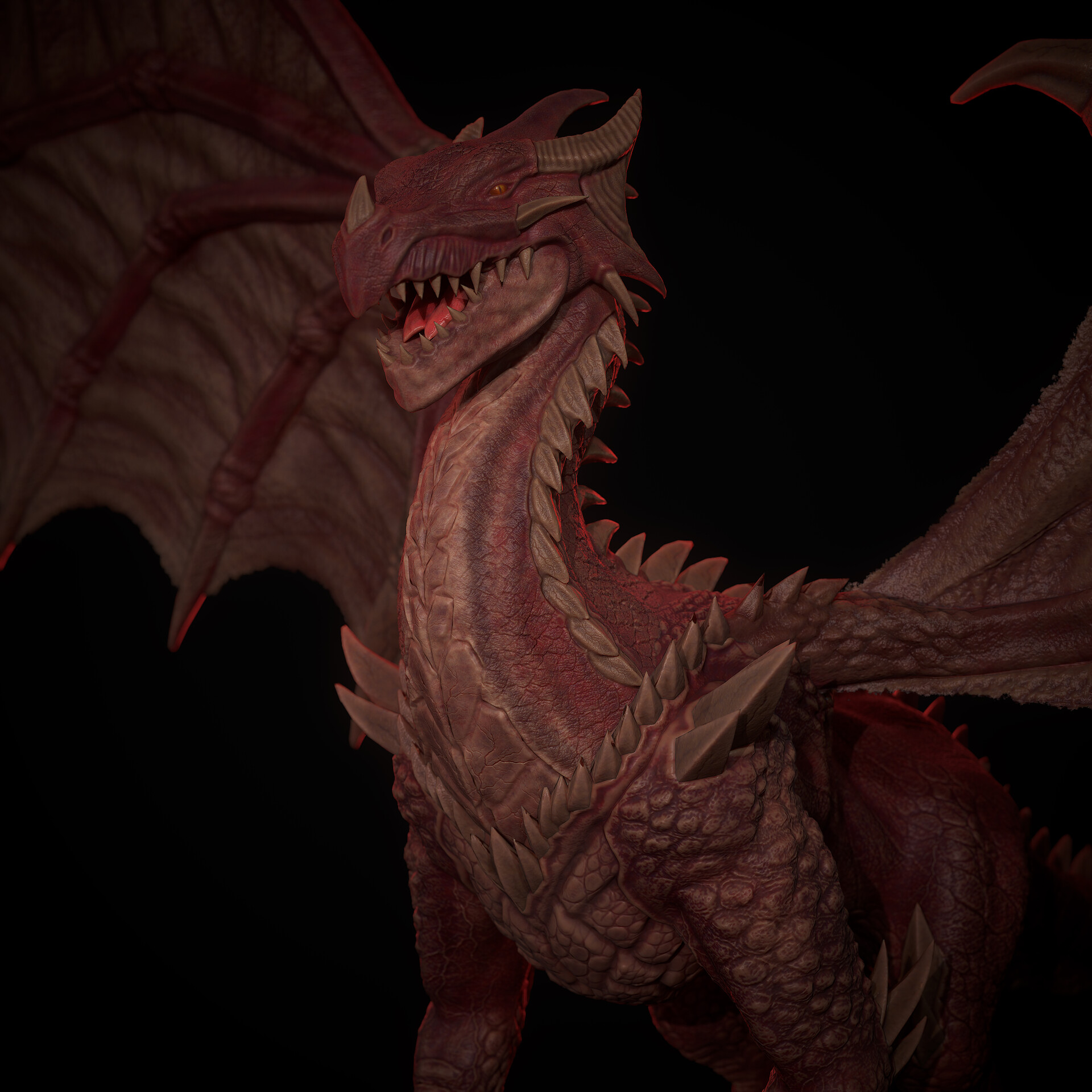 ArtStation - Red Dragon