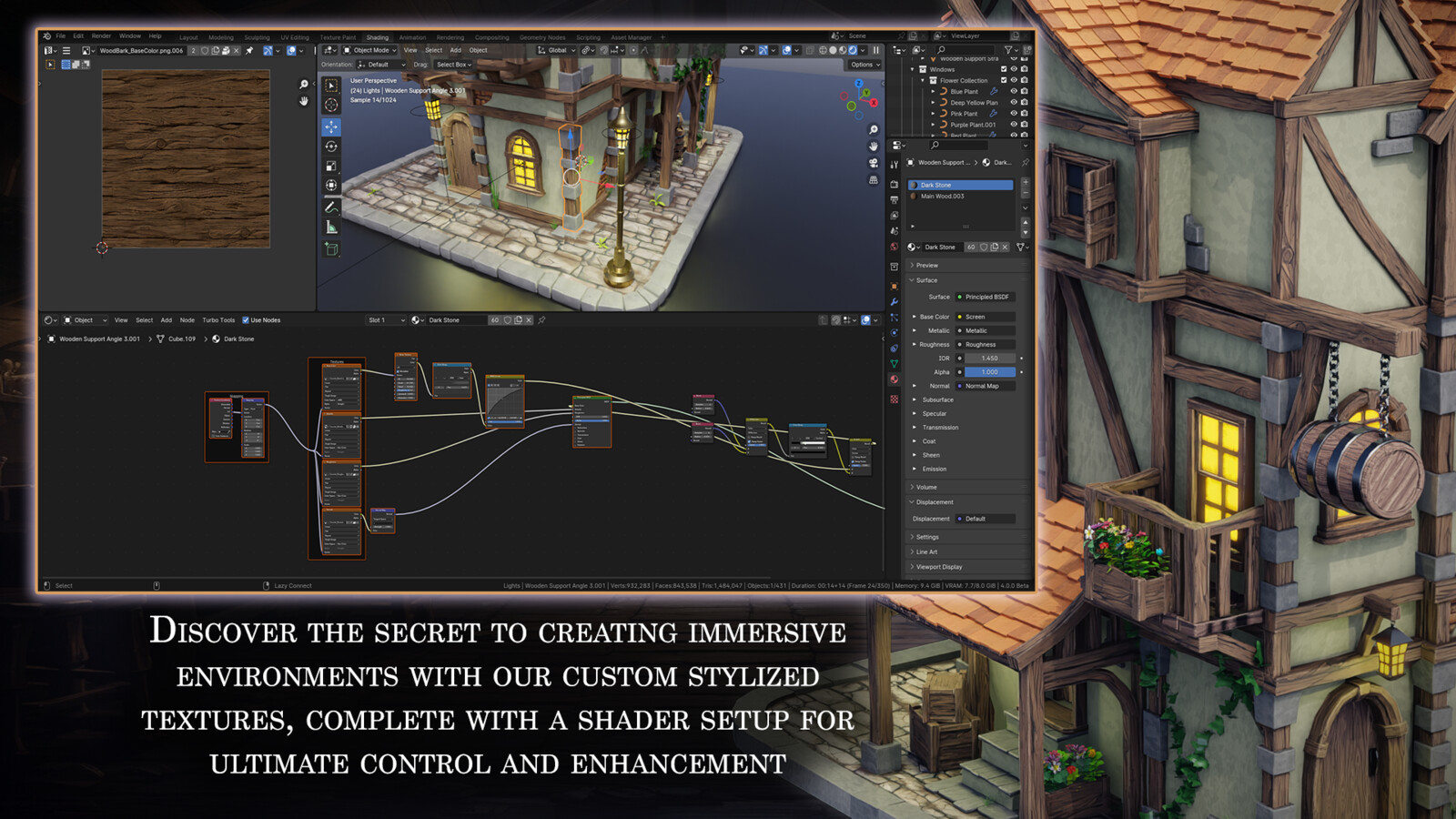 3D Tudor - Blender 4 Creator Course Stylized 3D Models