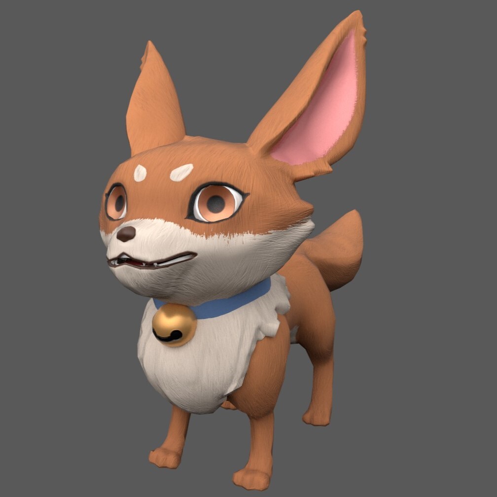 ArtStation - Sandrock Fennec Fox Fan Art