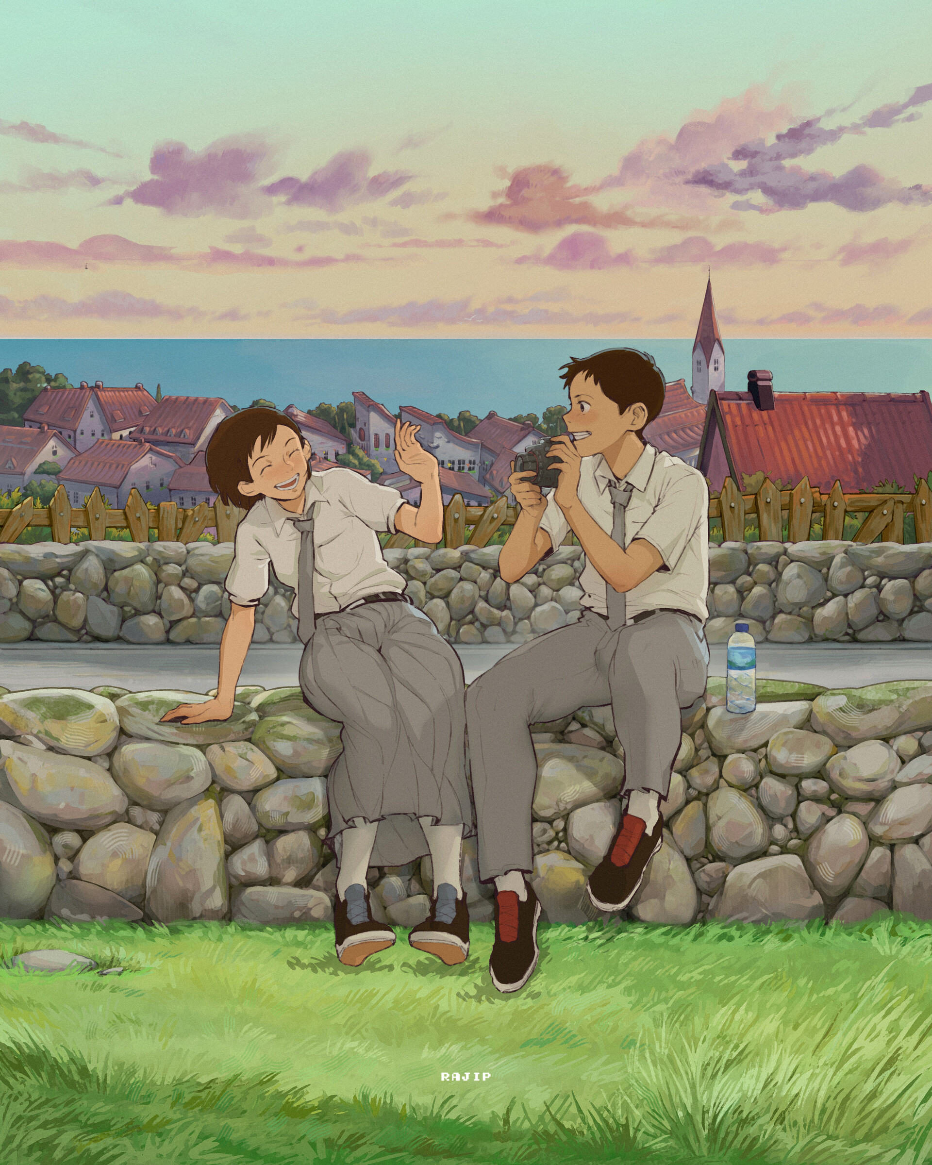 ArtStation - Side Town’s smile