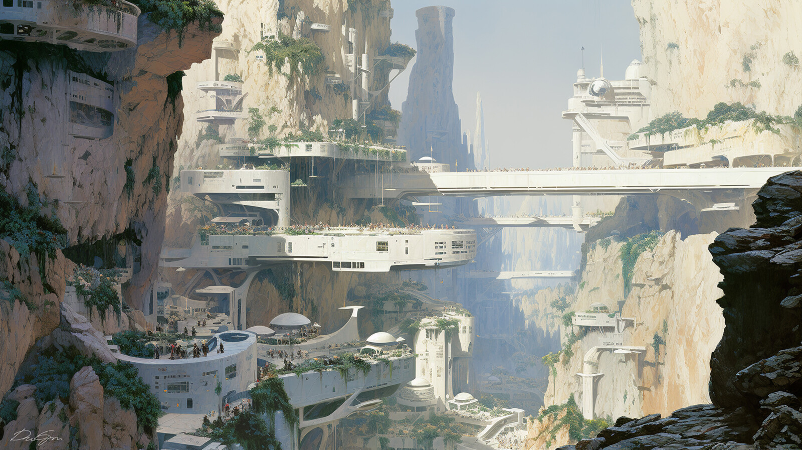 ArtStation - Amongst the cliffs