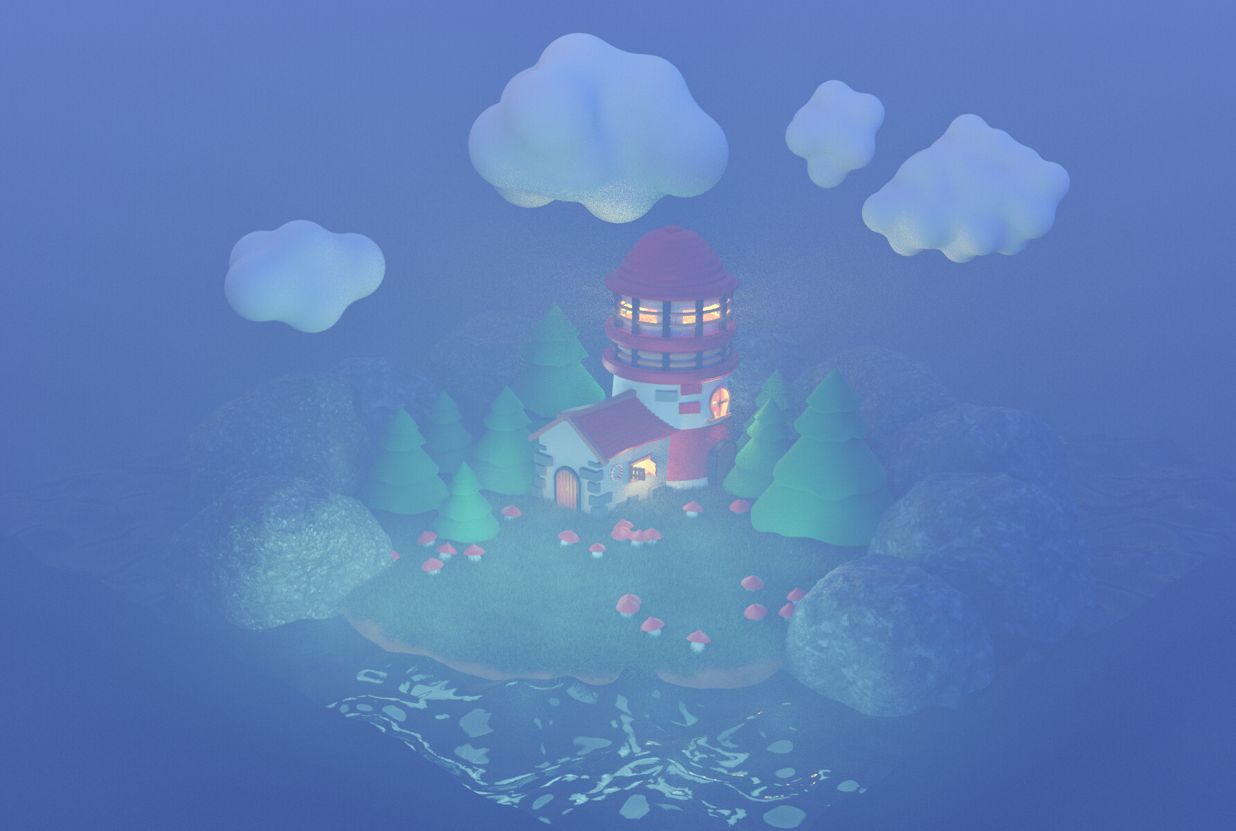 ArtStation - Дом Смотрителя Маяка