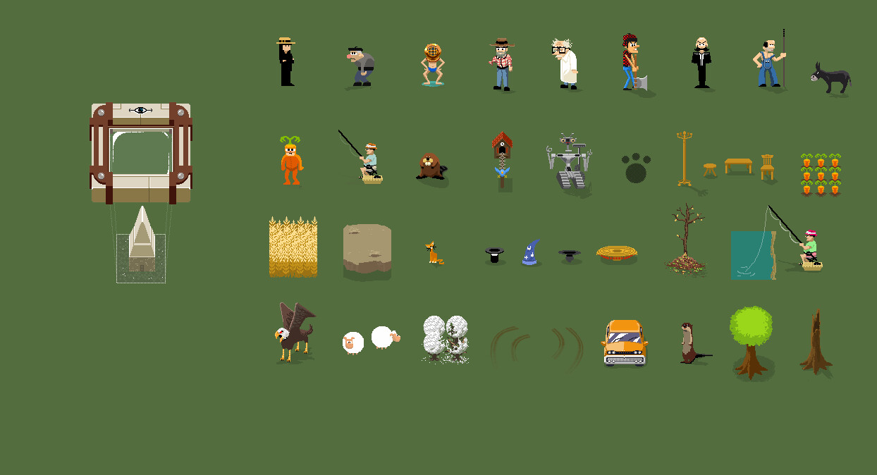 ArtStation - Loupe - Game Pixel Art