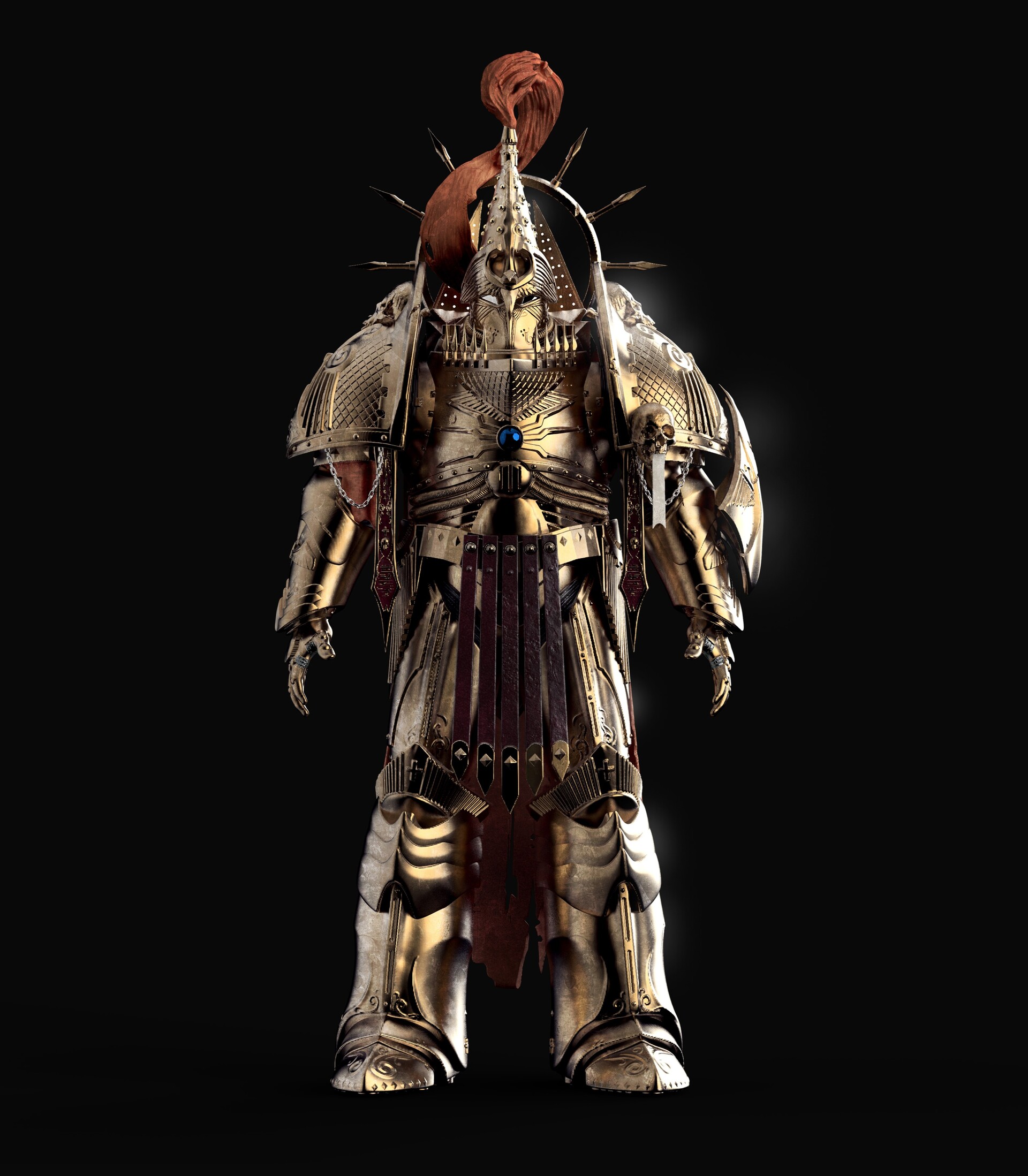 ArtStation - 3Dcoat Warhammer 40000 Custodes Design