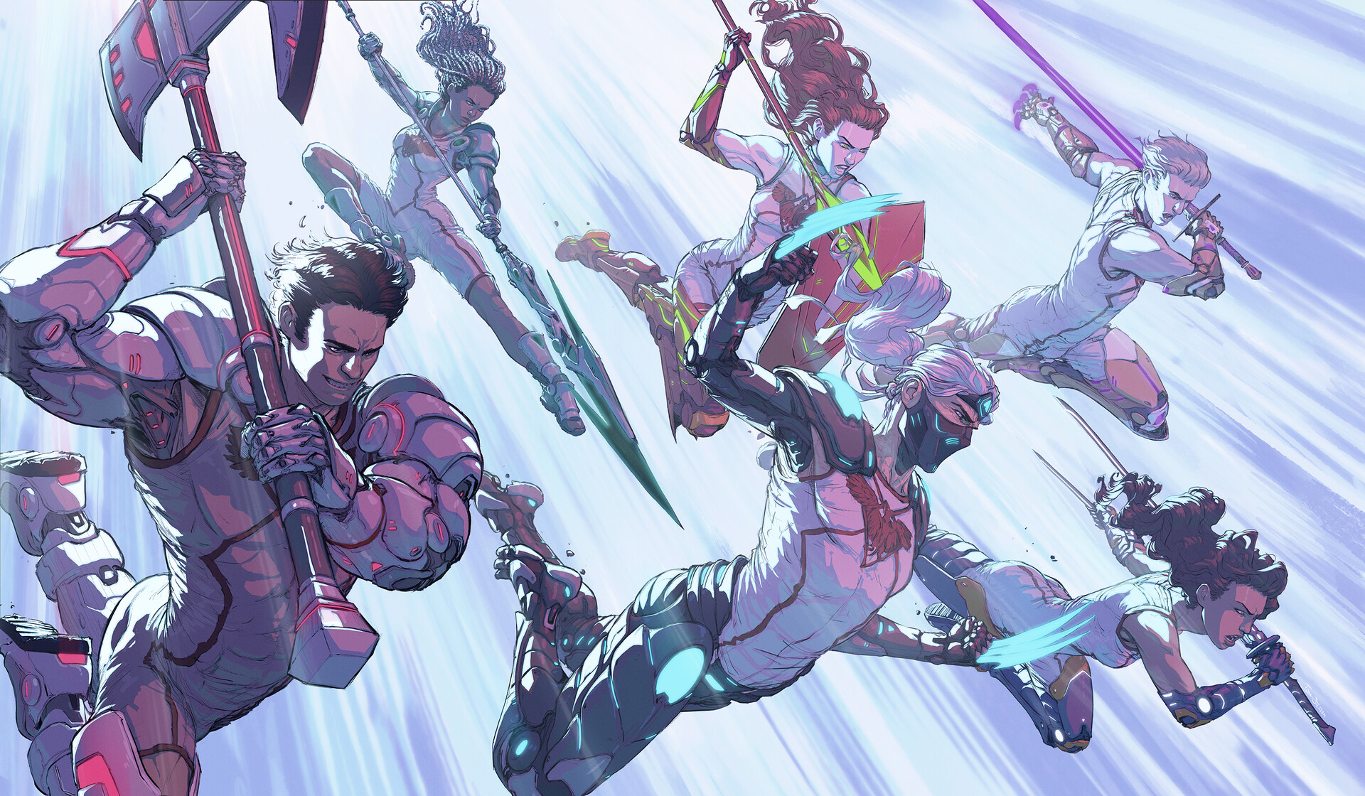 Tom Jilesen - Warformed: Stormweaver promo art