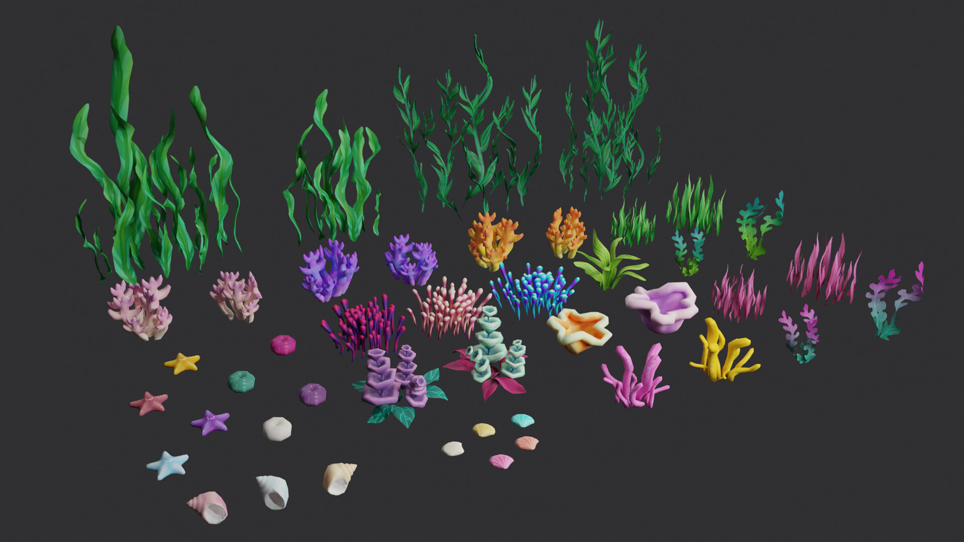 ArtStation - Underwater Plants Asset Pack