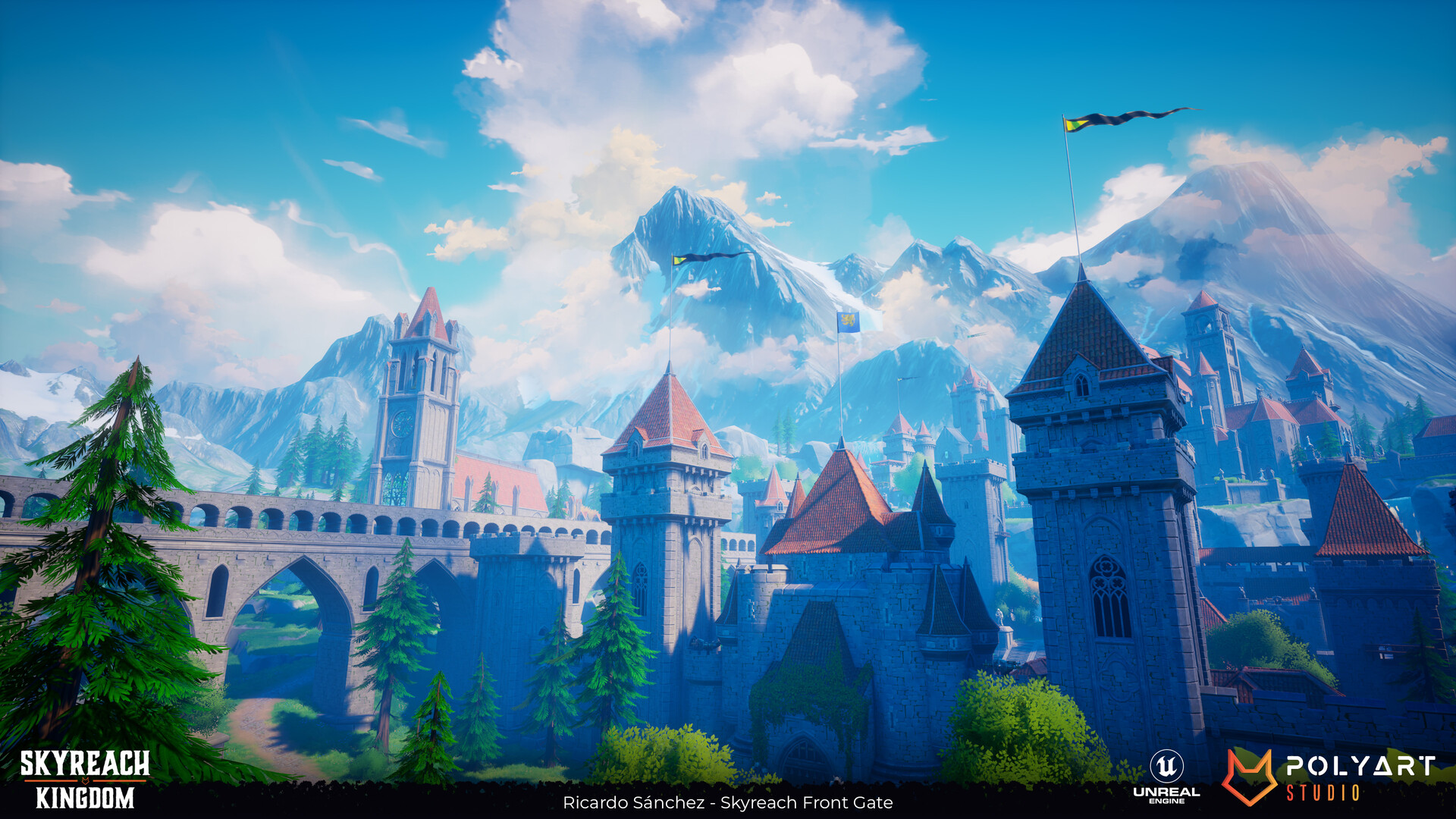 Ricardo Sánchez Moreira - Skyreach Kingdom - Stylized Cathedral