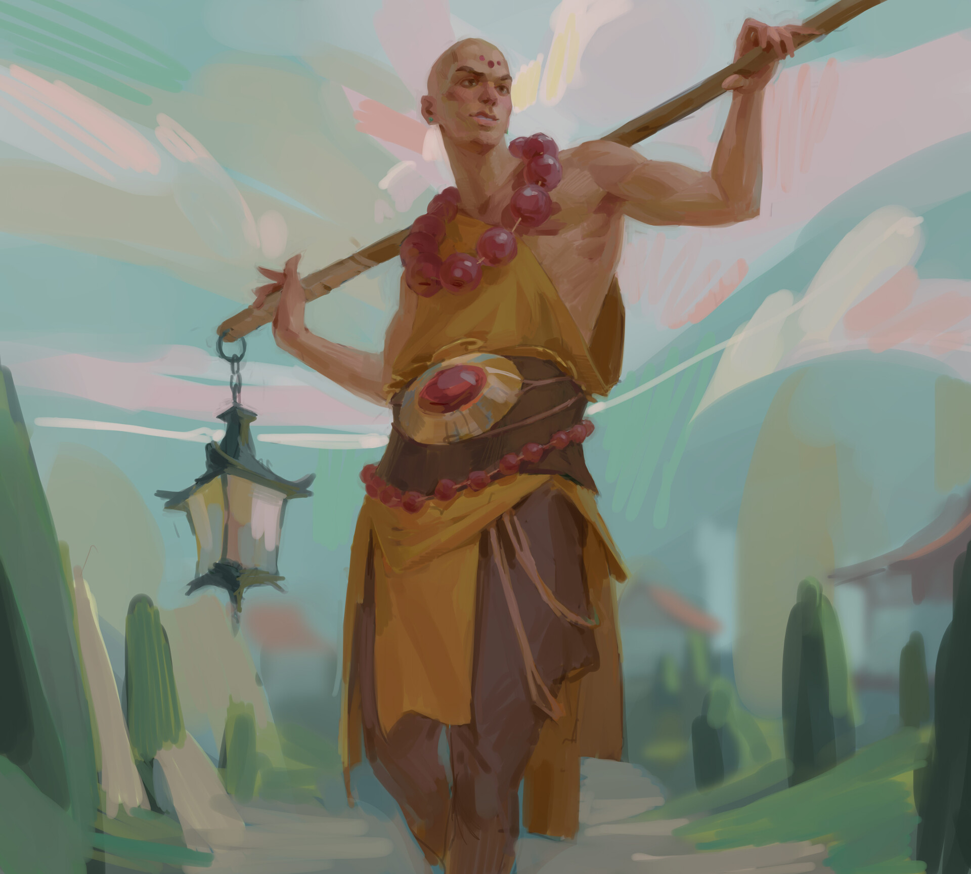 ArtStation - monk