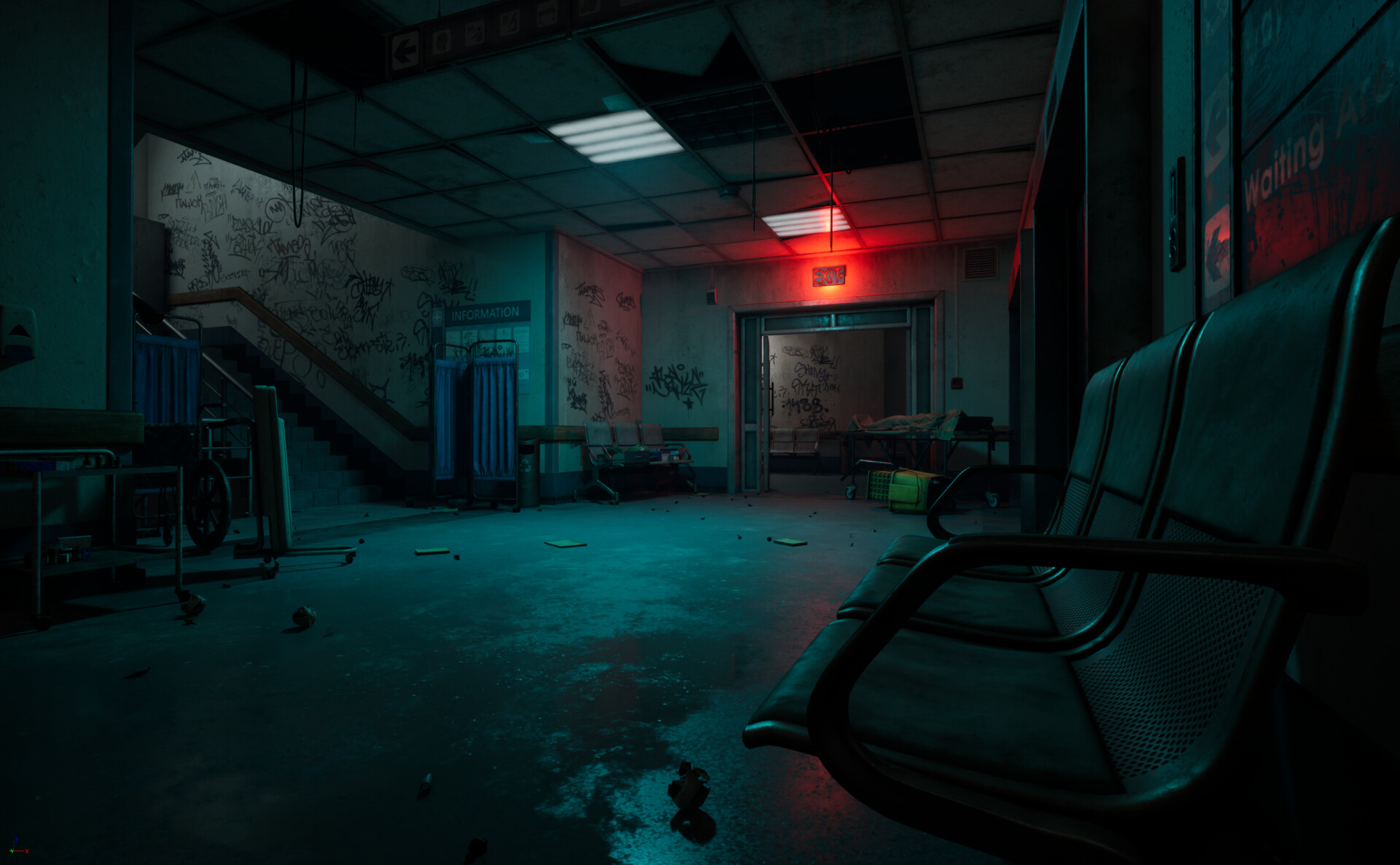ArtStation - Lighting: Interior example - Academic Study
