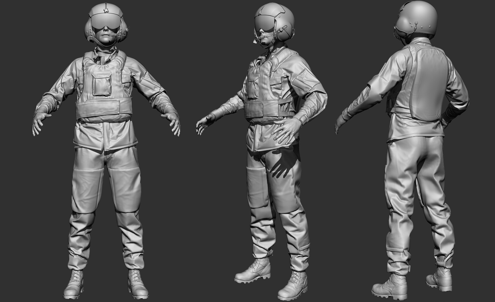 ArtStation - US Vietnam Pilot