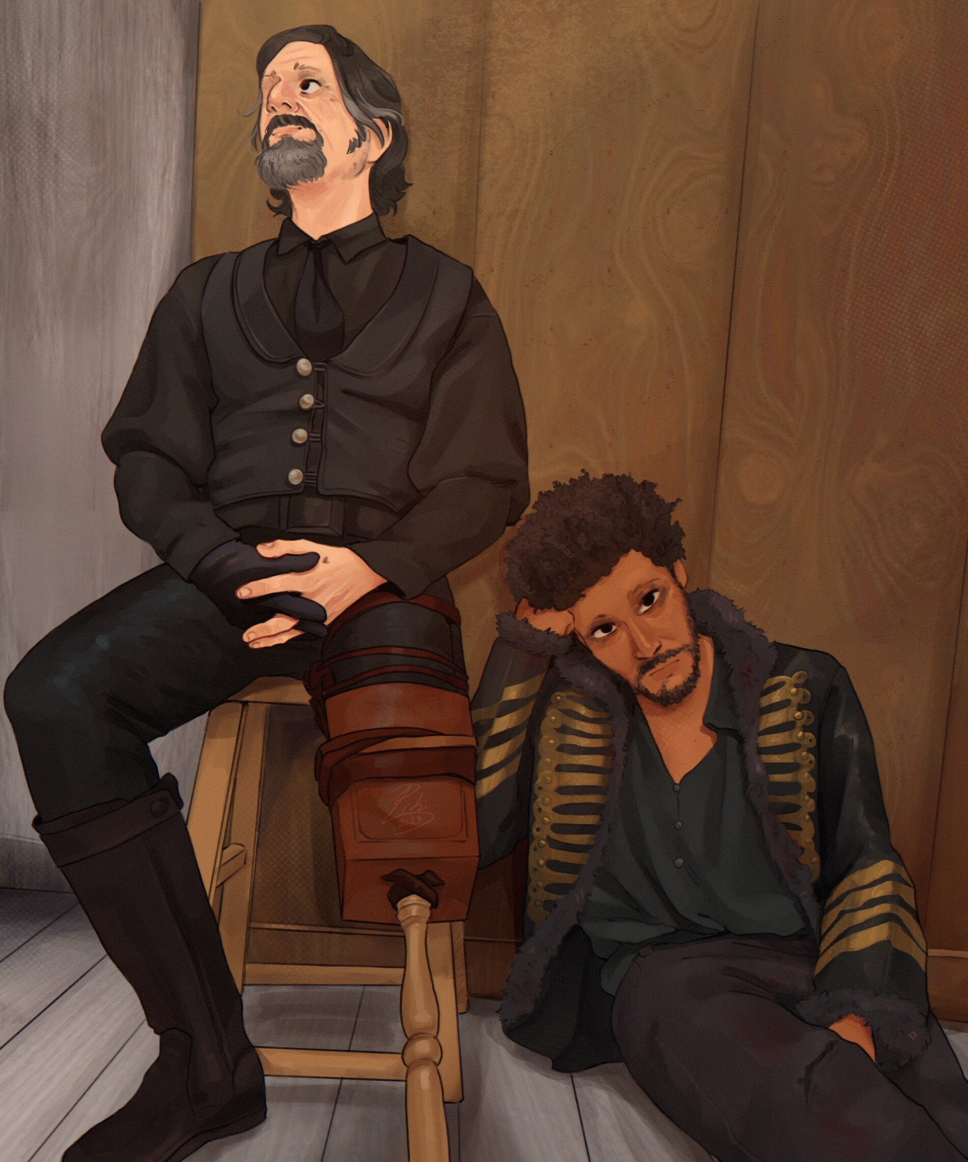 ArtStation - Izzy and Frenchie