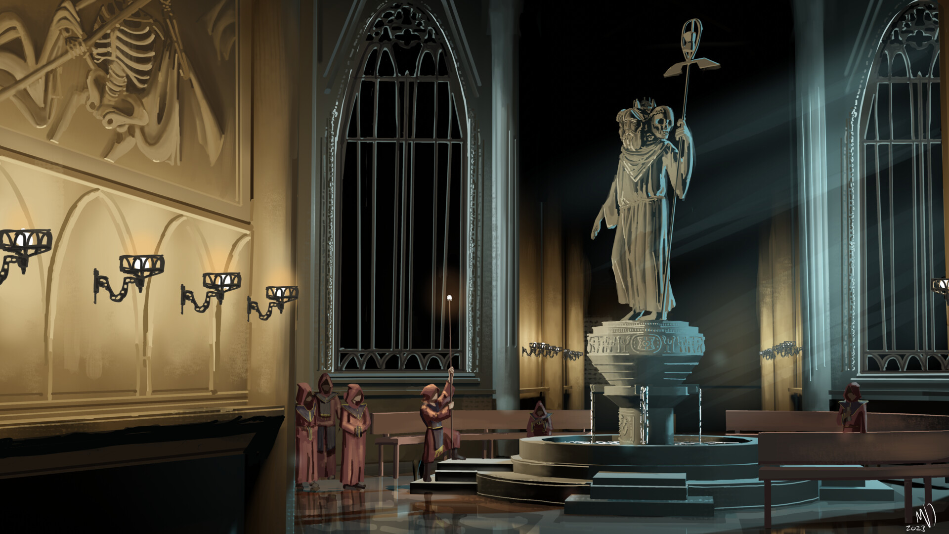 ArtStation - Temple concept