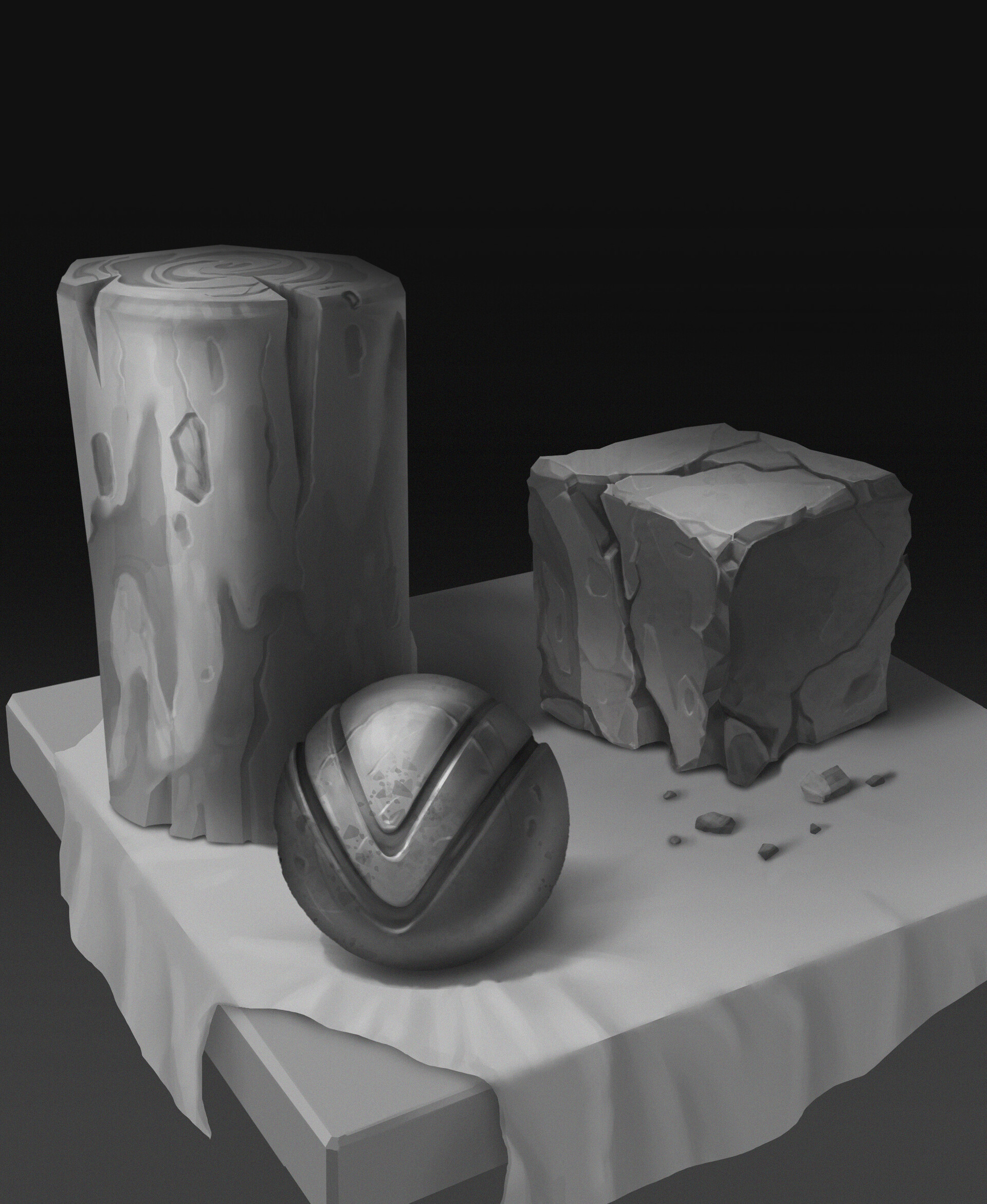 ArtStation - Practice of depicting materials