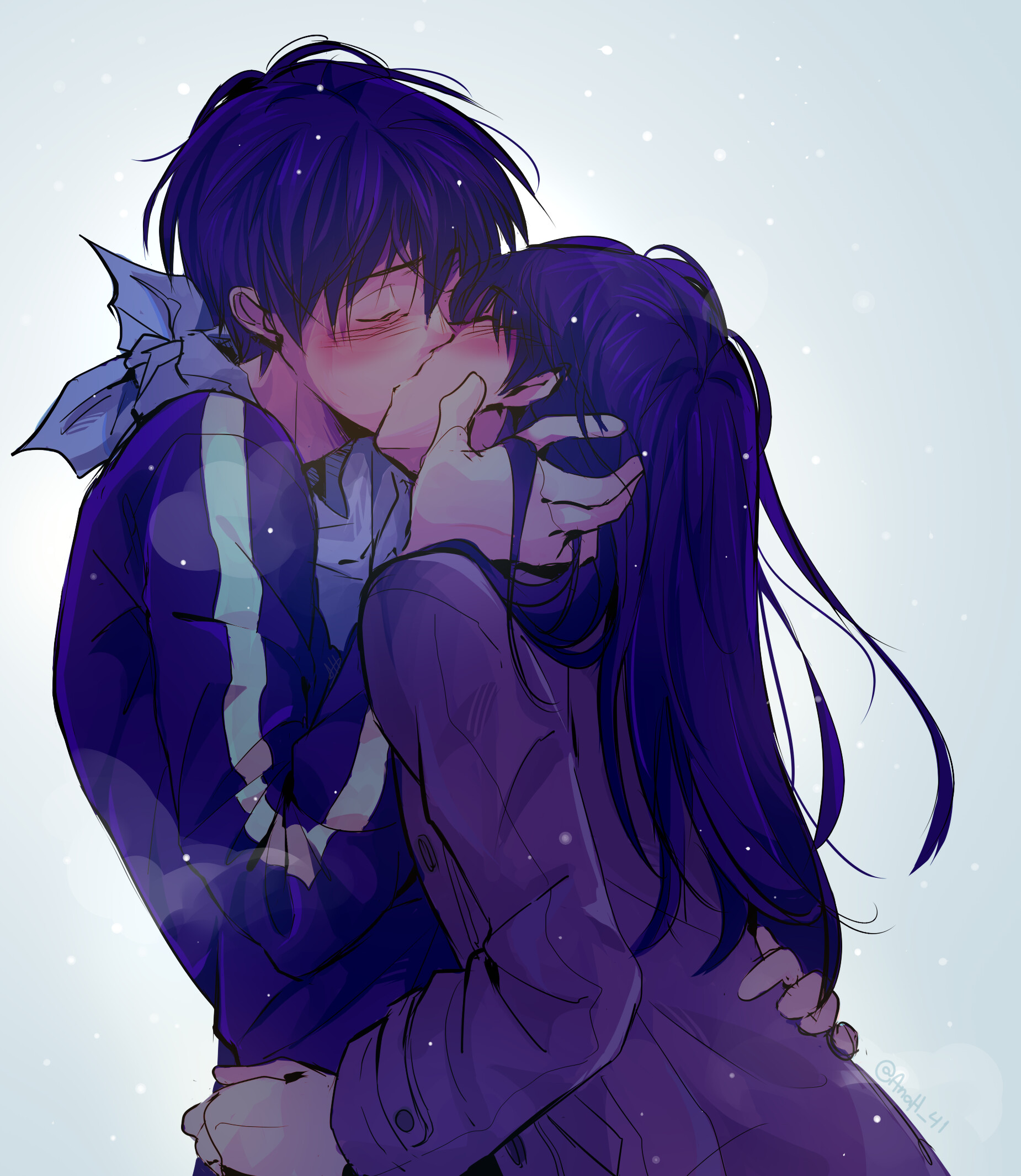 hiyori and yato kiss