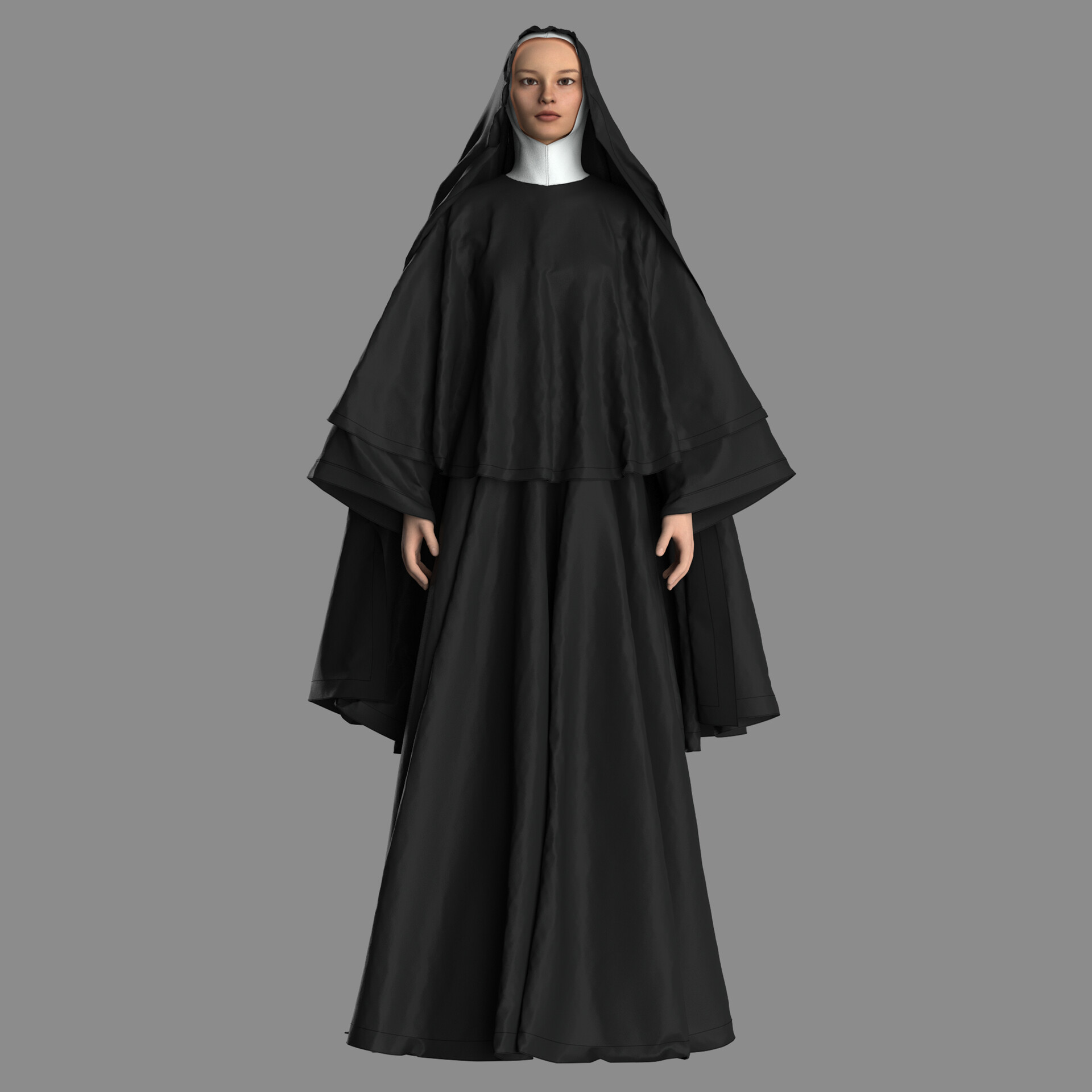 ArtStation - NUN OUTFIT