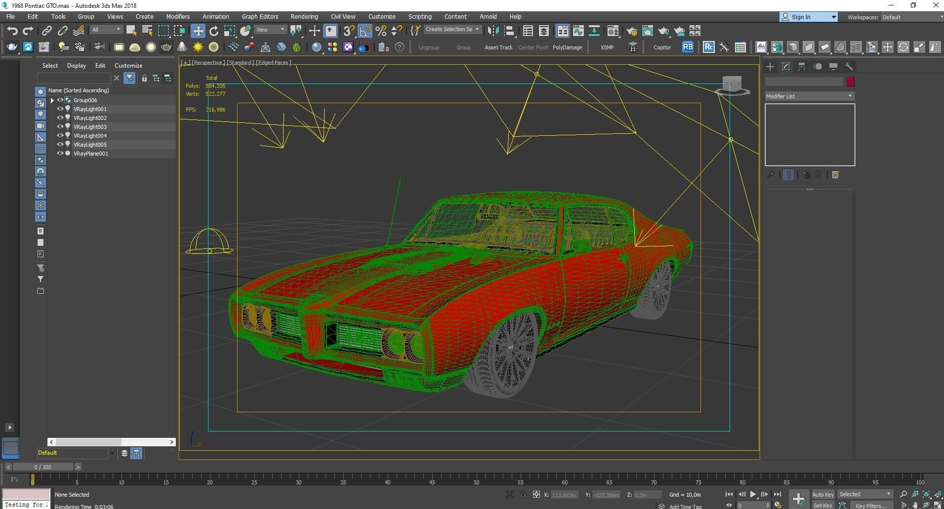 ArtStation - RC Car Model (1968 Pontiac GTO)