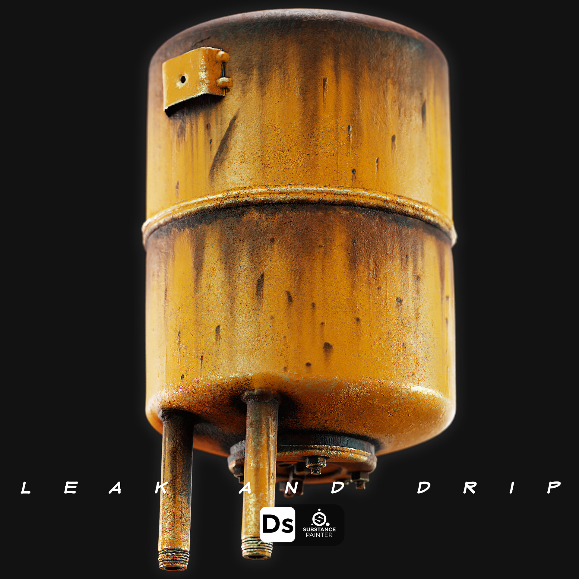 ArtStation - 100 Alpha Leak And Drip