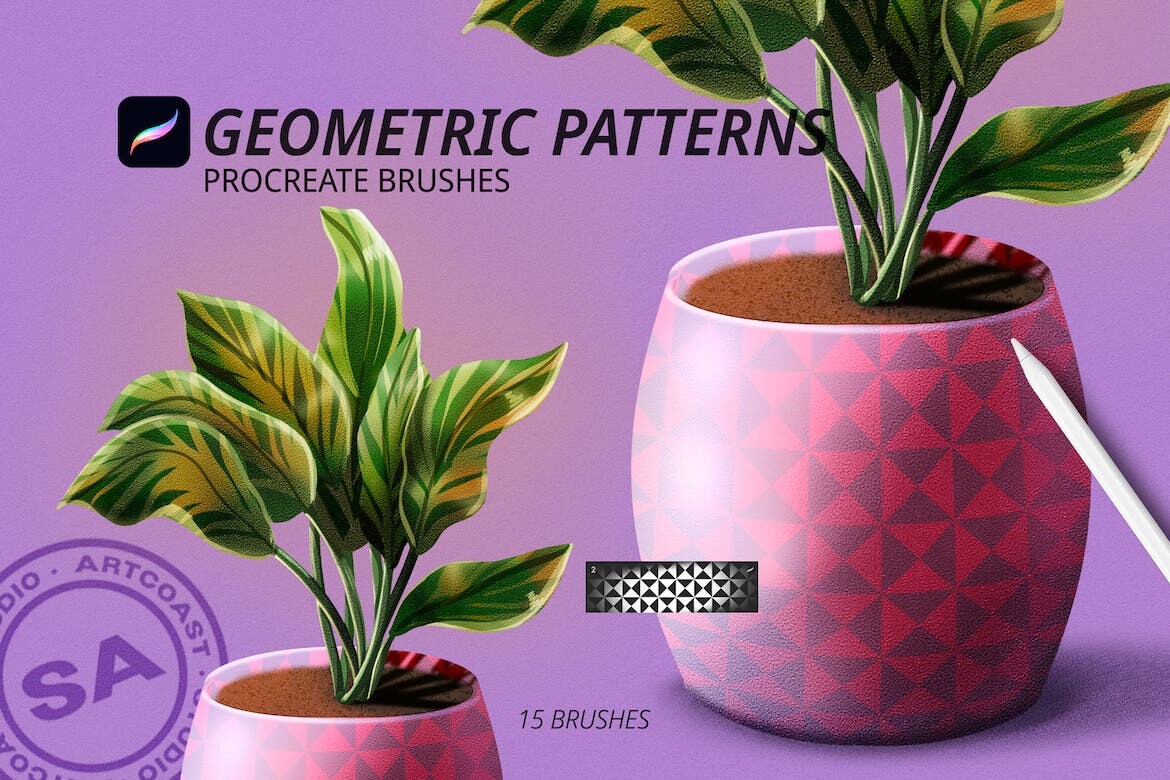 ArtStation - Geometric Patterns for Procreate
