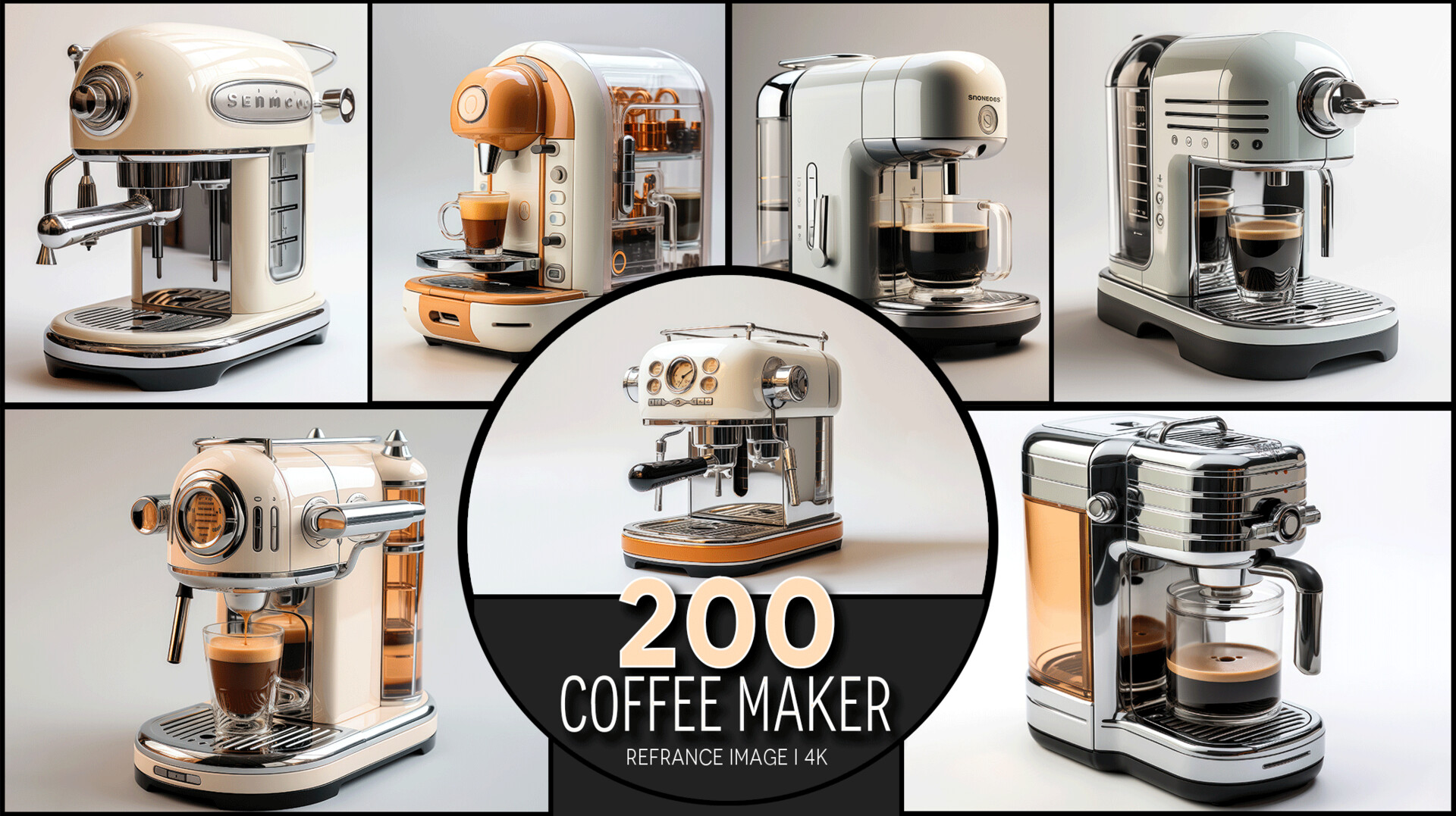 Pixel Ref - Coffee Maker 4K Reference/Concept Images