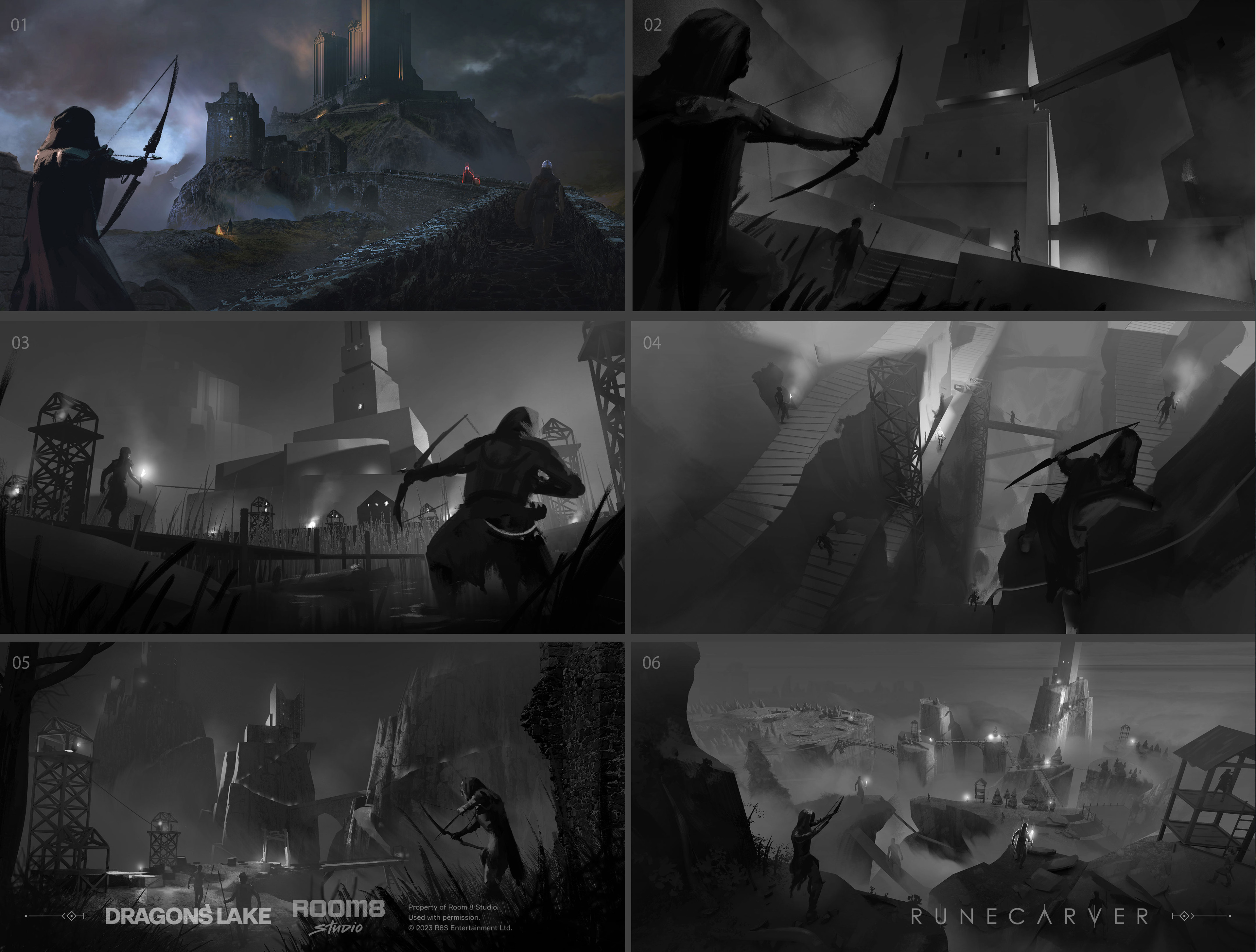 David Metzger - Runecarver keyframe explorations