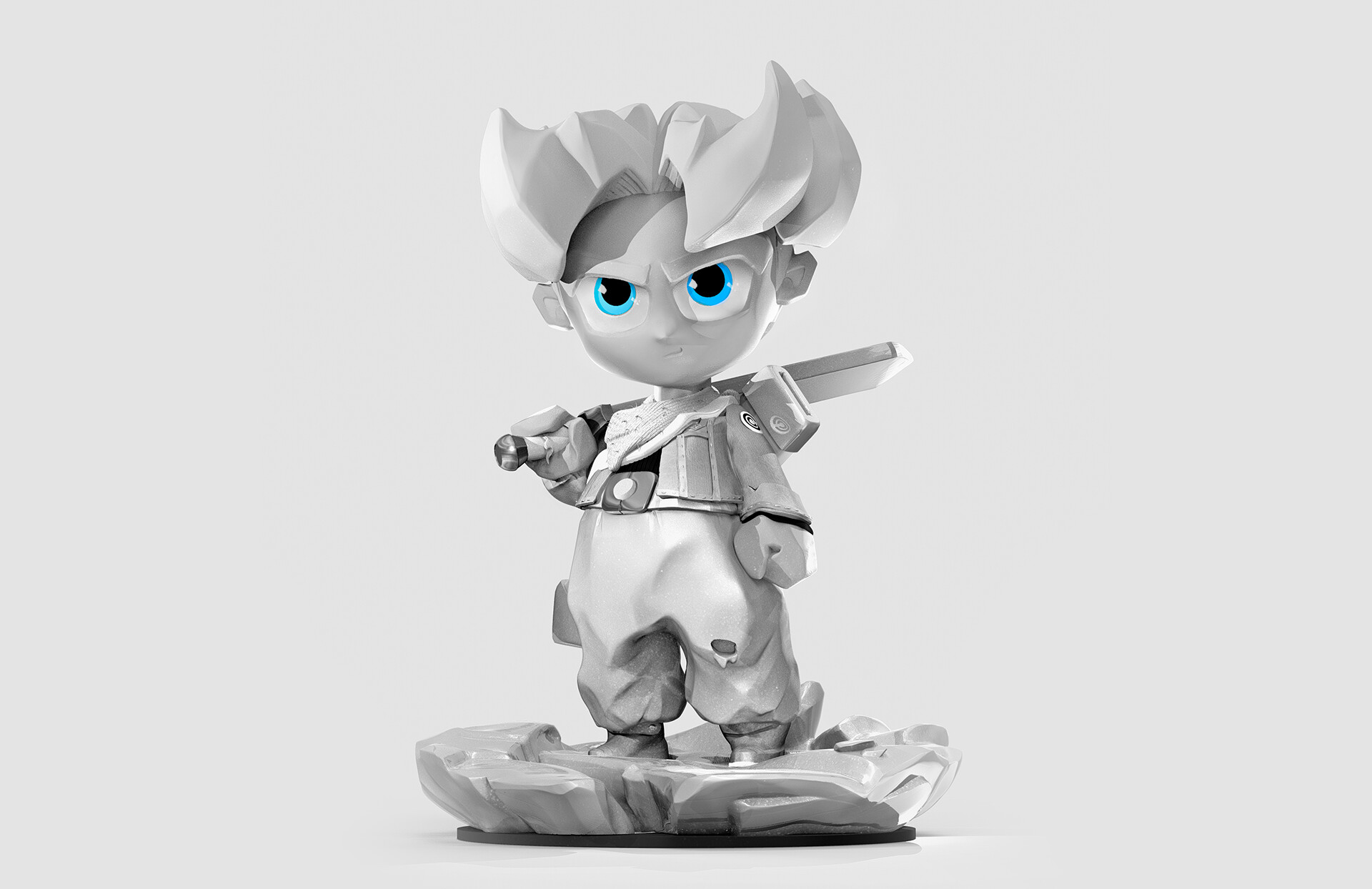 ArtStation - Chibi Trunks