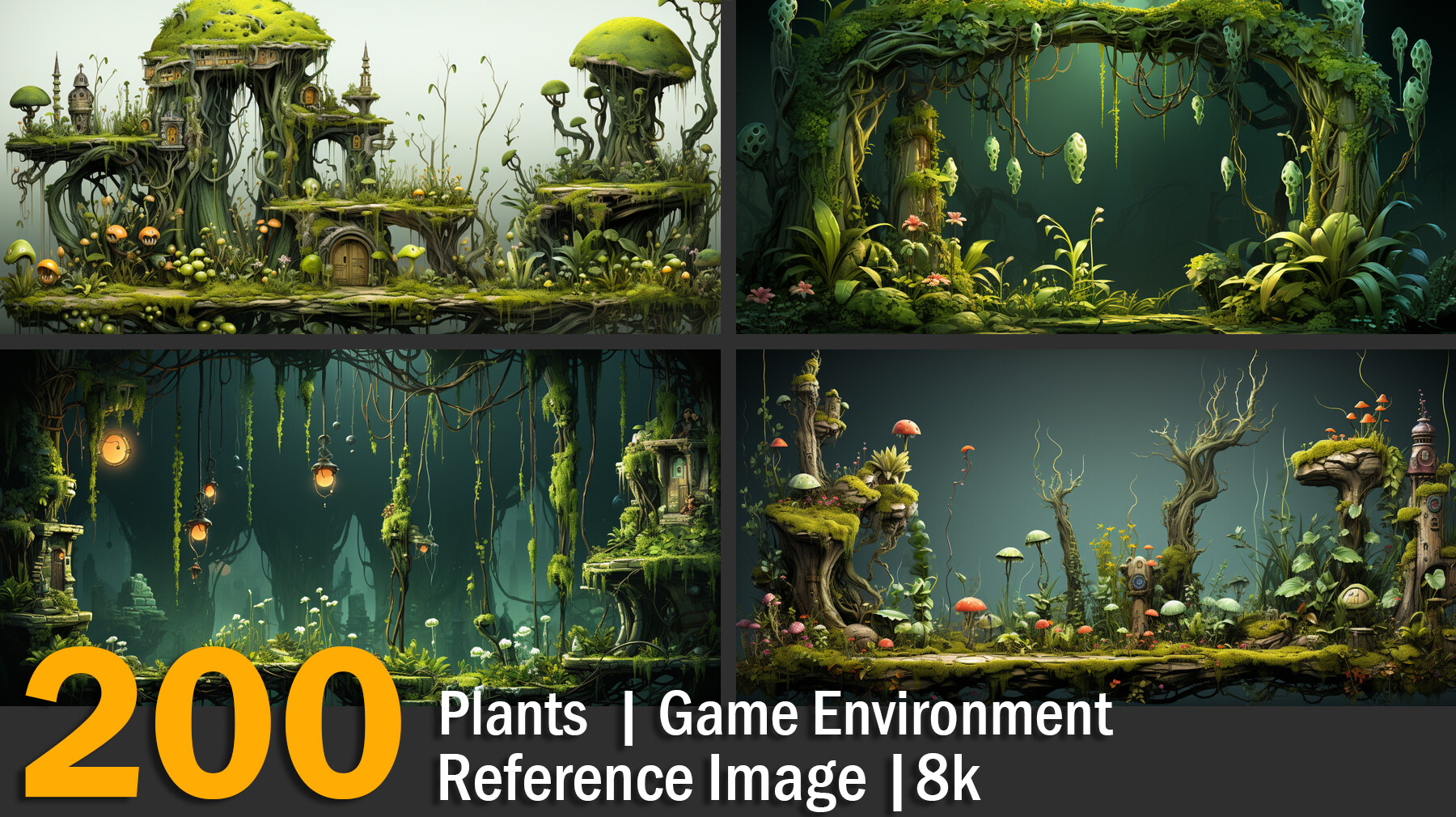 Lumière - Plants | Game Environment | Reference Images | 8K
