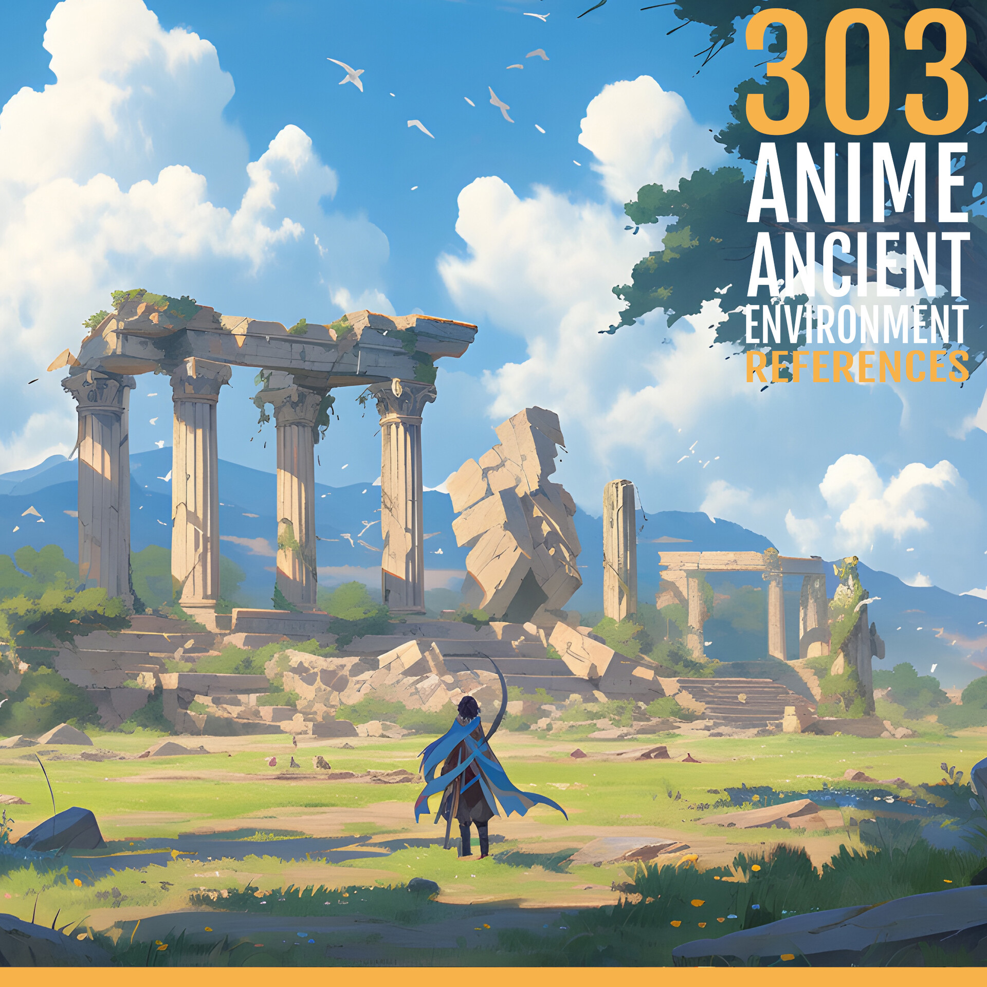 ArtStation - 303 Anime Ancient Environment